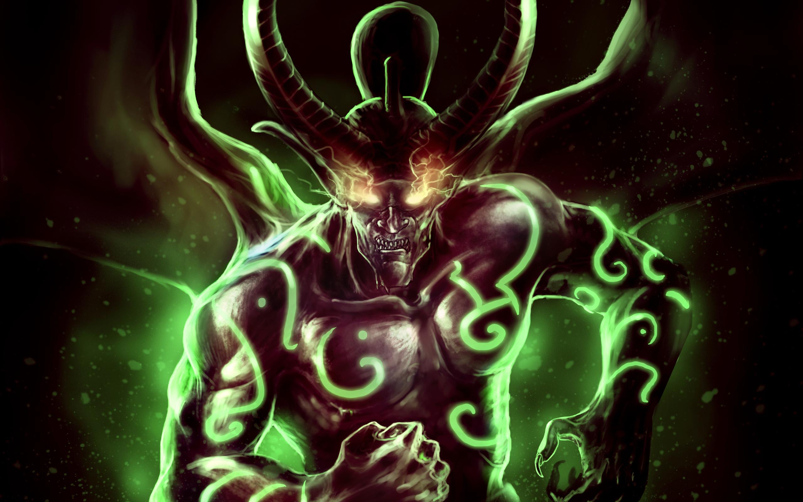 Green Demon Wallpapers - Top Free Green Demon Backgrounds - WallpaperAccess