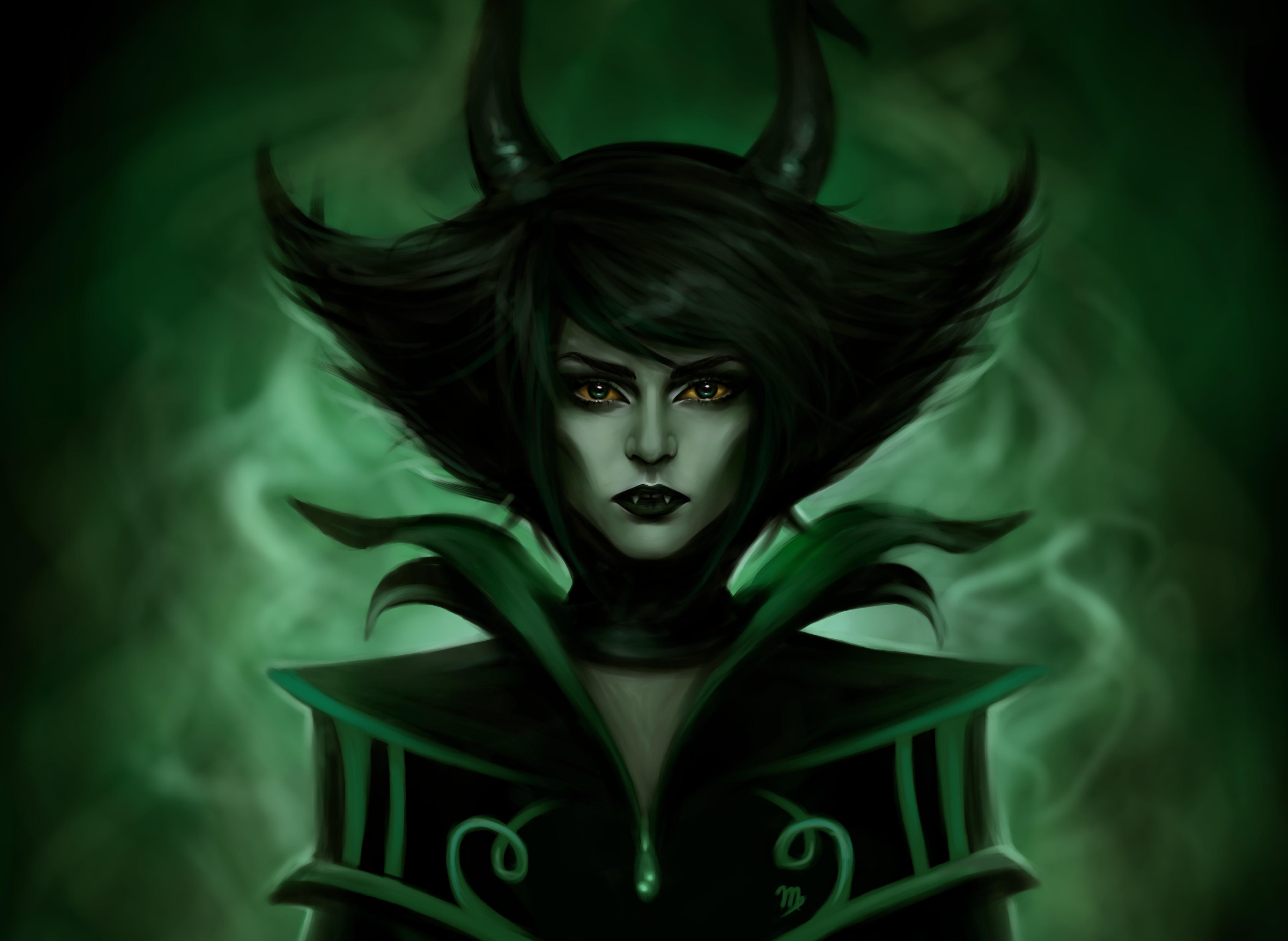 Green Demon Wallpapers - Top Free Green Demon Backgrounds - WallpaperAccess