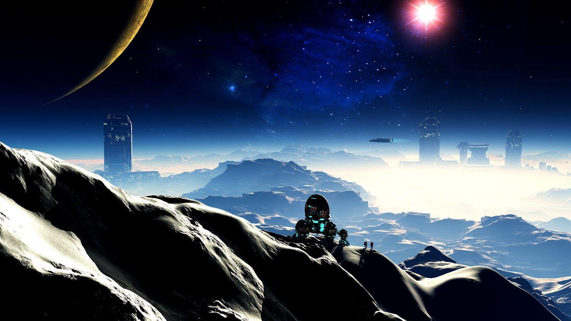 Futuristic Planet Wallpapers - Top Free Futuristic Planet Backgrounds ...