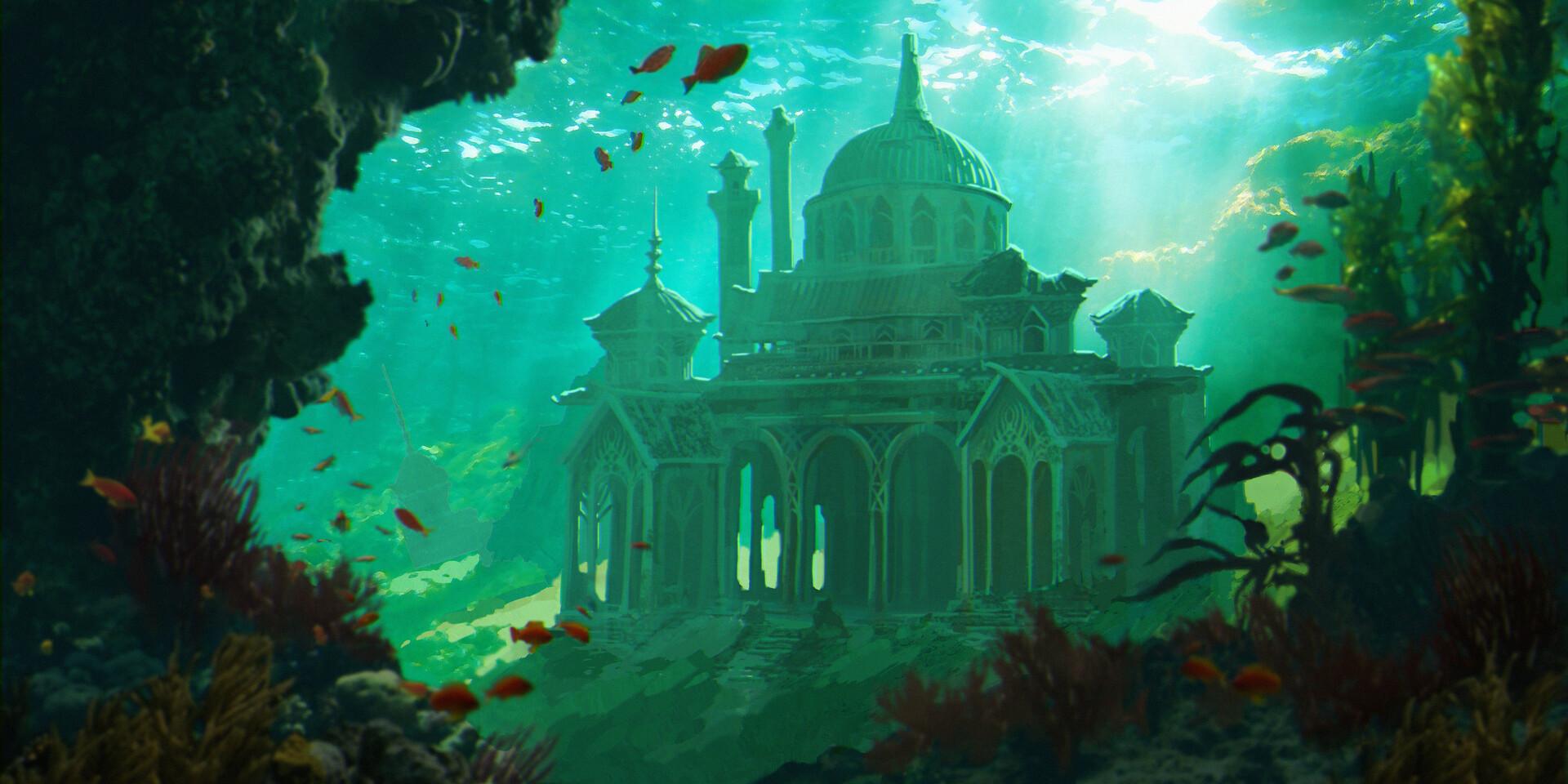 Underwater Castle Wallpapers - Top Free Underwater Castle Backgrounds ...