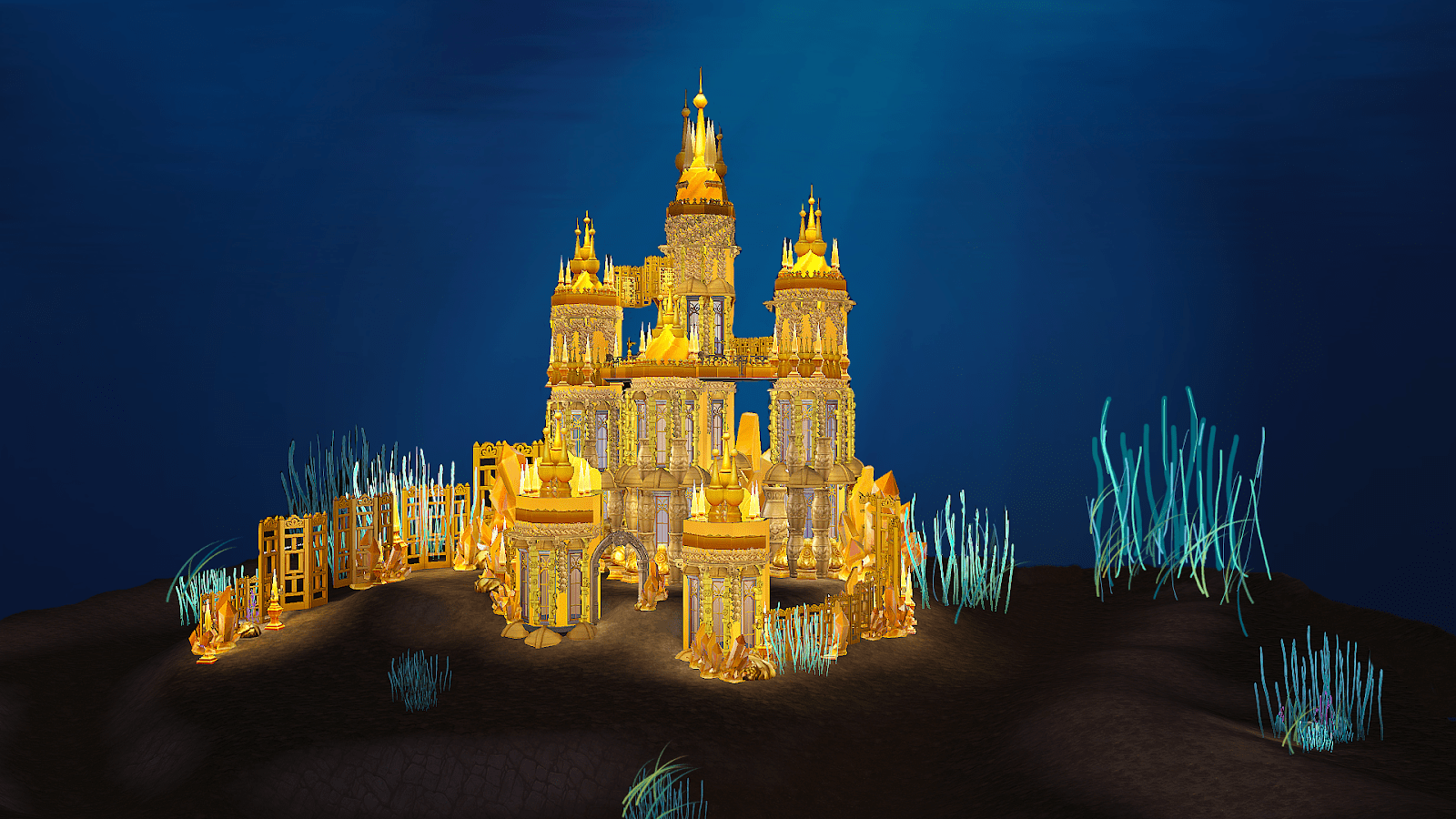 Underwater Castle Wallpapers - Top Free Underwater Castle Backgrounds ...