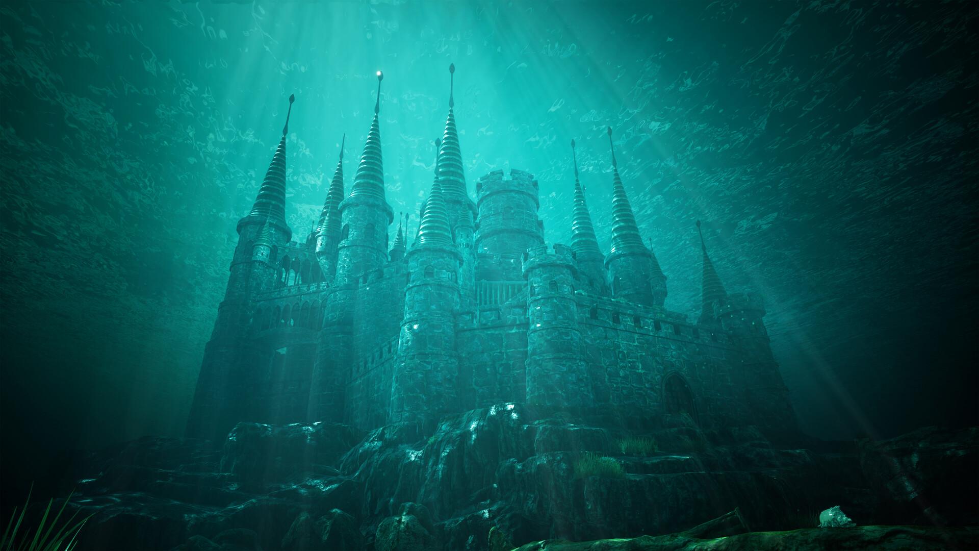 Underwater Castle Wallpapers - Top Free Underwater Castle Backgrounds ...