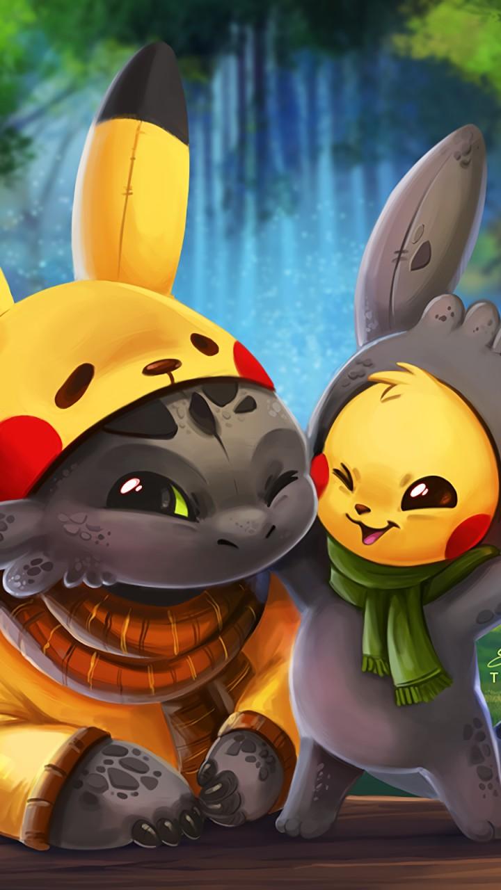 Pikachu and Toothless Wallpapers - Top Free Pikachu and Toothless ...
