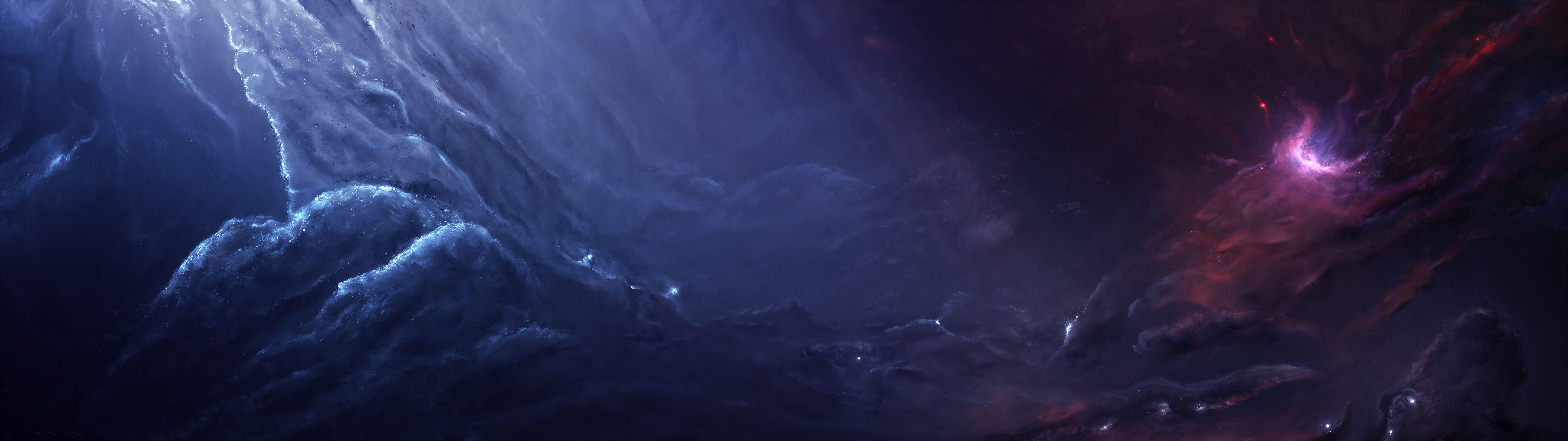 Dual Monitor Blue Wallpapers - Top Free Dual Monitor Blue Backgrounds ...