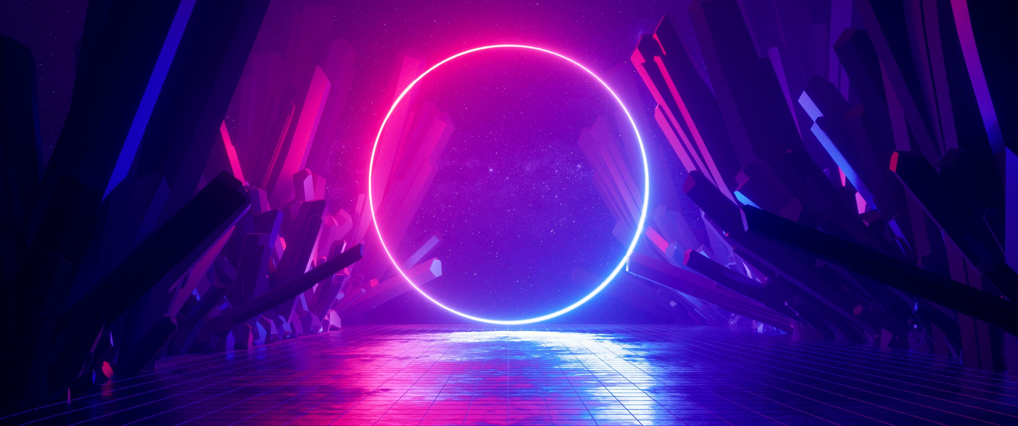 Neon Dual Monitor Wallpapers - Top Free Neon Dual Monitor Backgrounds ...