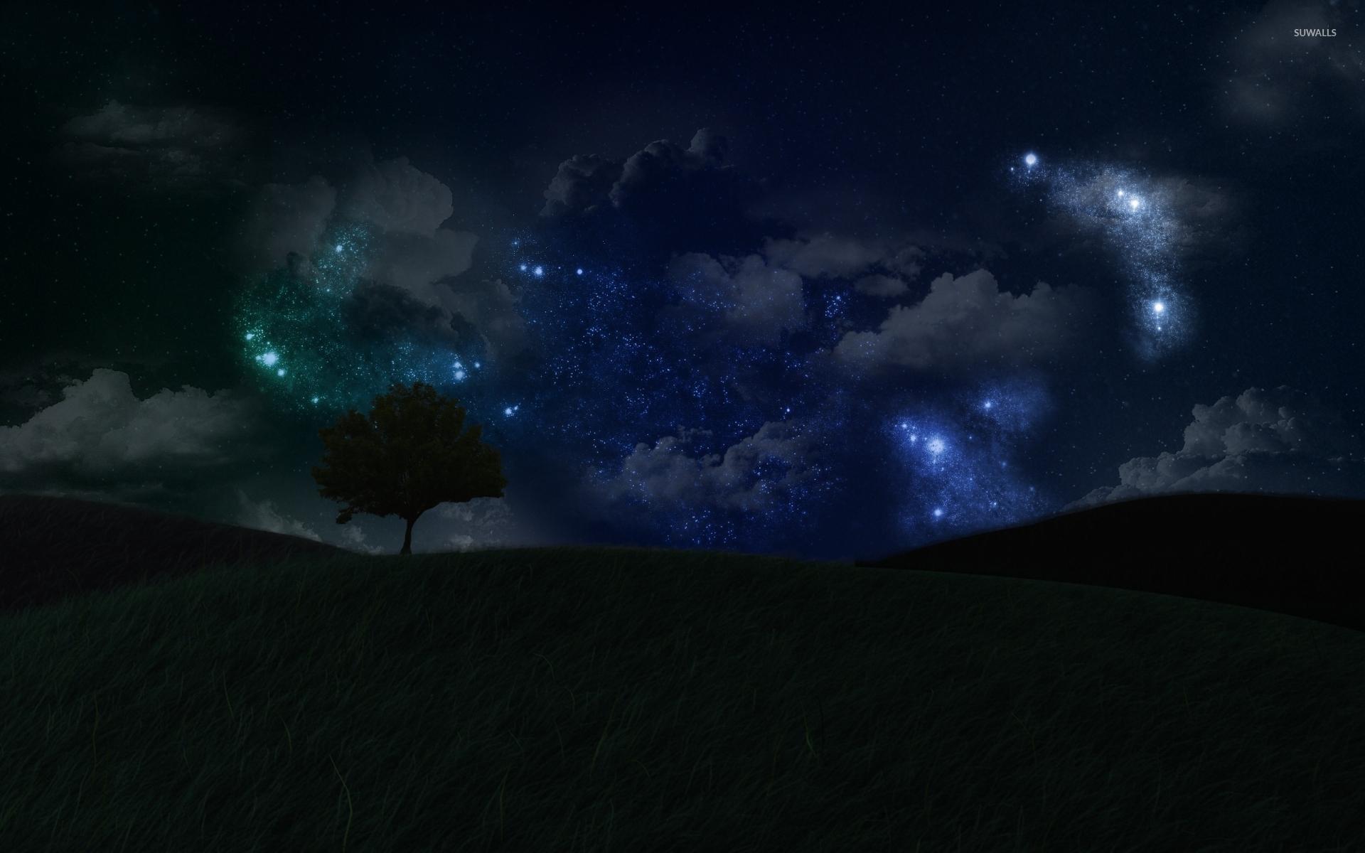 Night Sky Art Wallpapers - Top Free Night Sky Art Backgrounds ...