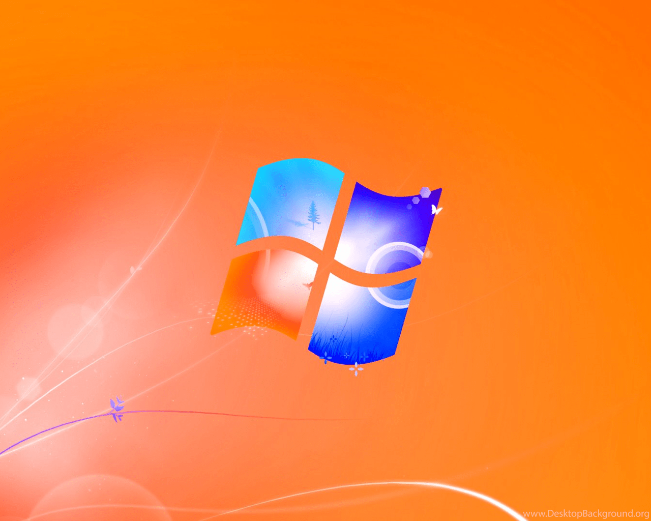 Orange Windows Logo Wallpapers - Top Free Orange Windows Logo ...