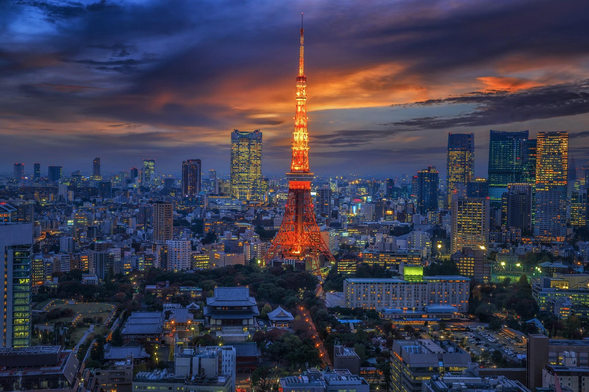 Japan Cityscape Wallpapers - Top Free Japan Cityscape Backgrounds ...