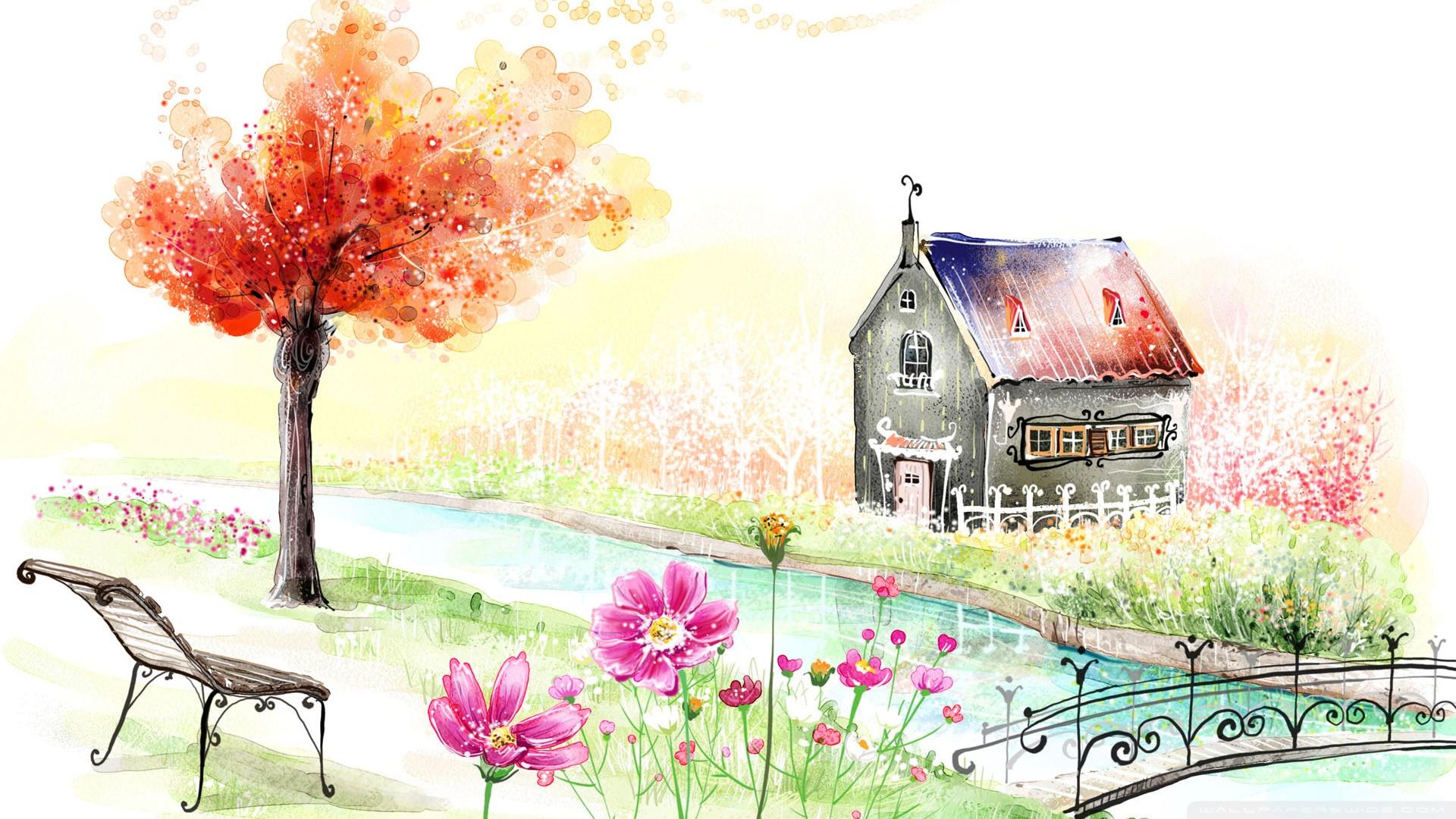 2D Nature Wallpapers - Top Free 2D Nature Backgrounds - WallpaperAccess