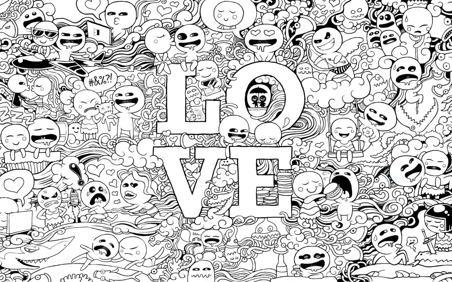 Cute Doodle Wallpapers - Top Free Cute Doodle Backgrounds - WallpaperAccess