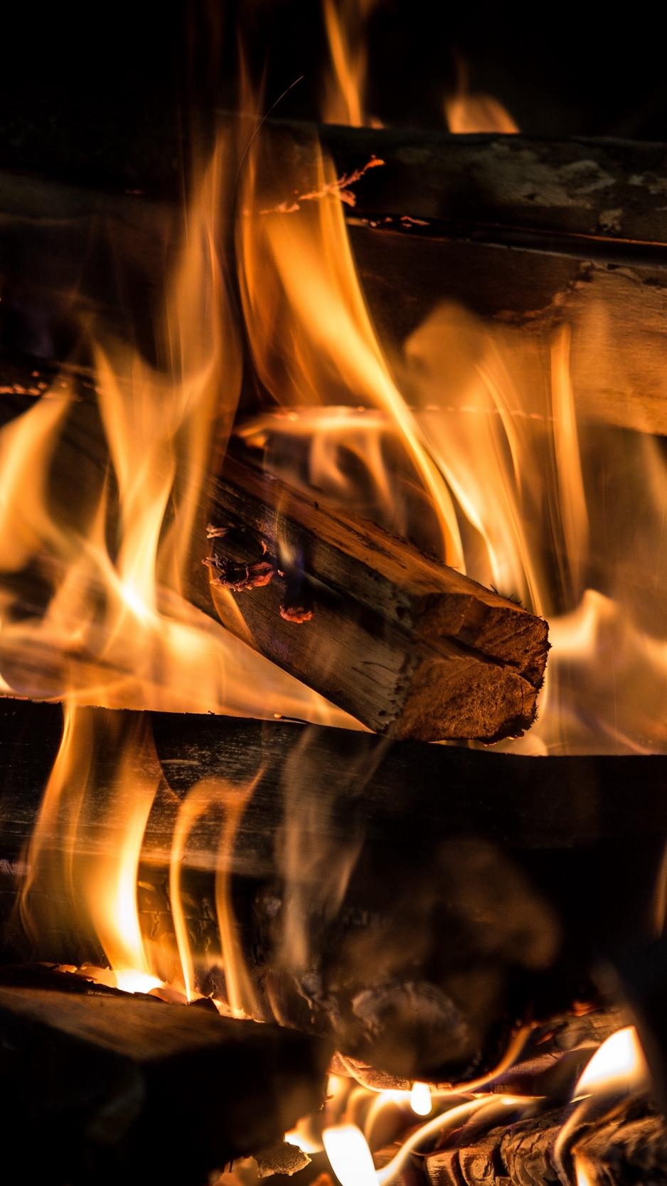 Fireplace iPhone Wallpapers - Top Free Fireplace iPhone Backgrounds ...