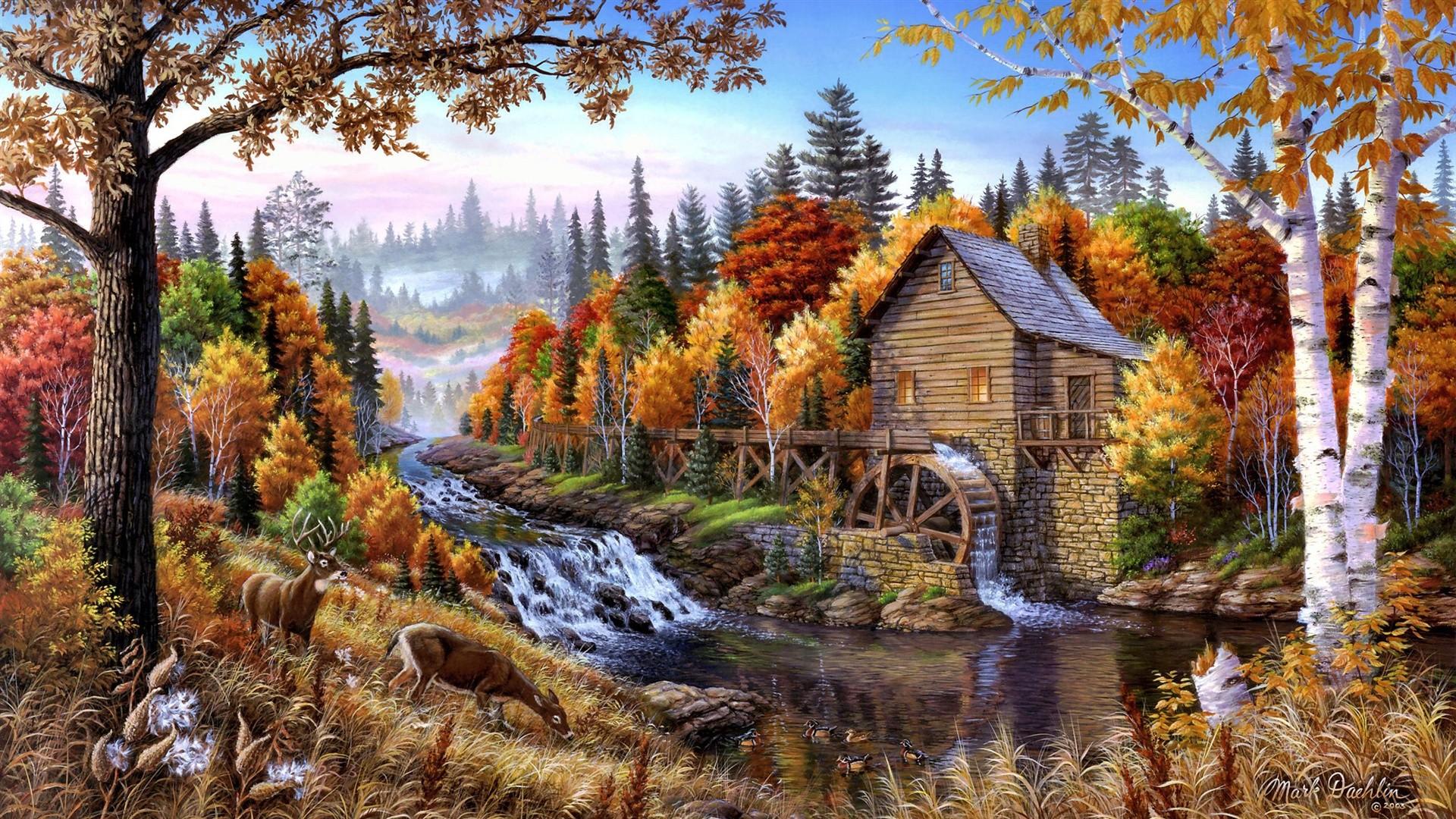Painting Forest Wallpapers - Top Free Painting Forest Backgrounds ...