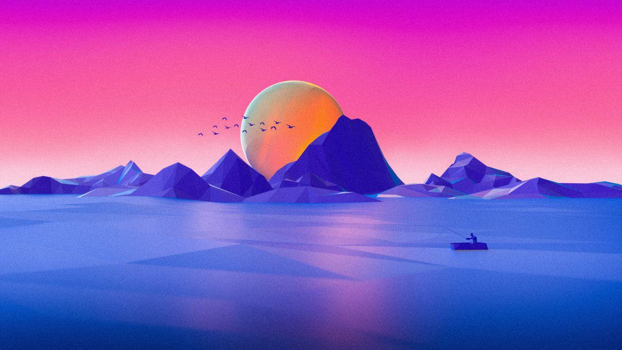 Neon Sunrise Wallpapers - Top Free Neon Sunrise Backgrounds ...