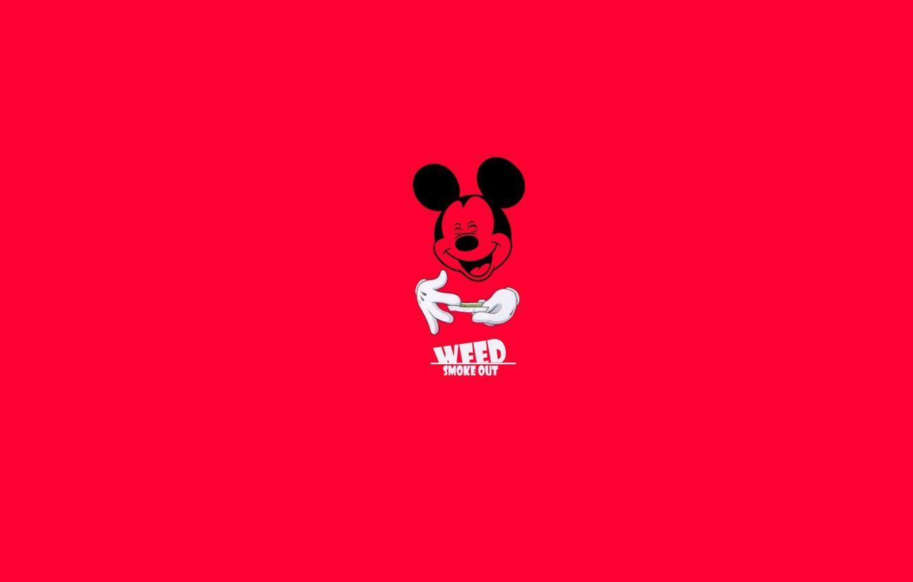 Red Mickey Mouse Wallpapers - Top Free Red Mickey Mouse Backgrounds ...