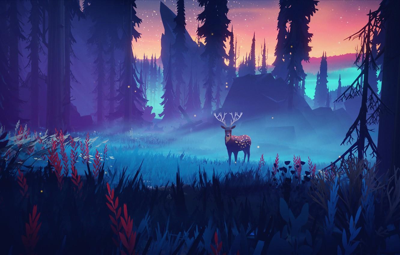 Minimalist Deer Wallpapers - Top Free Minimalist Deer Backgrounds ...