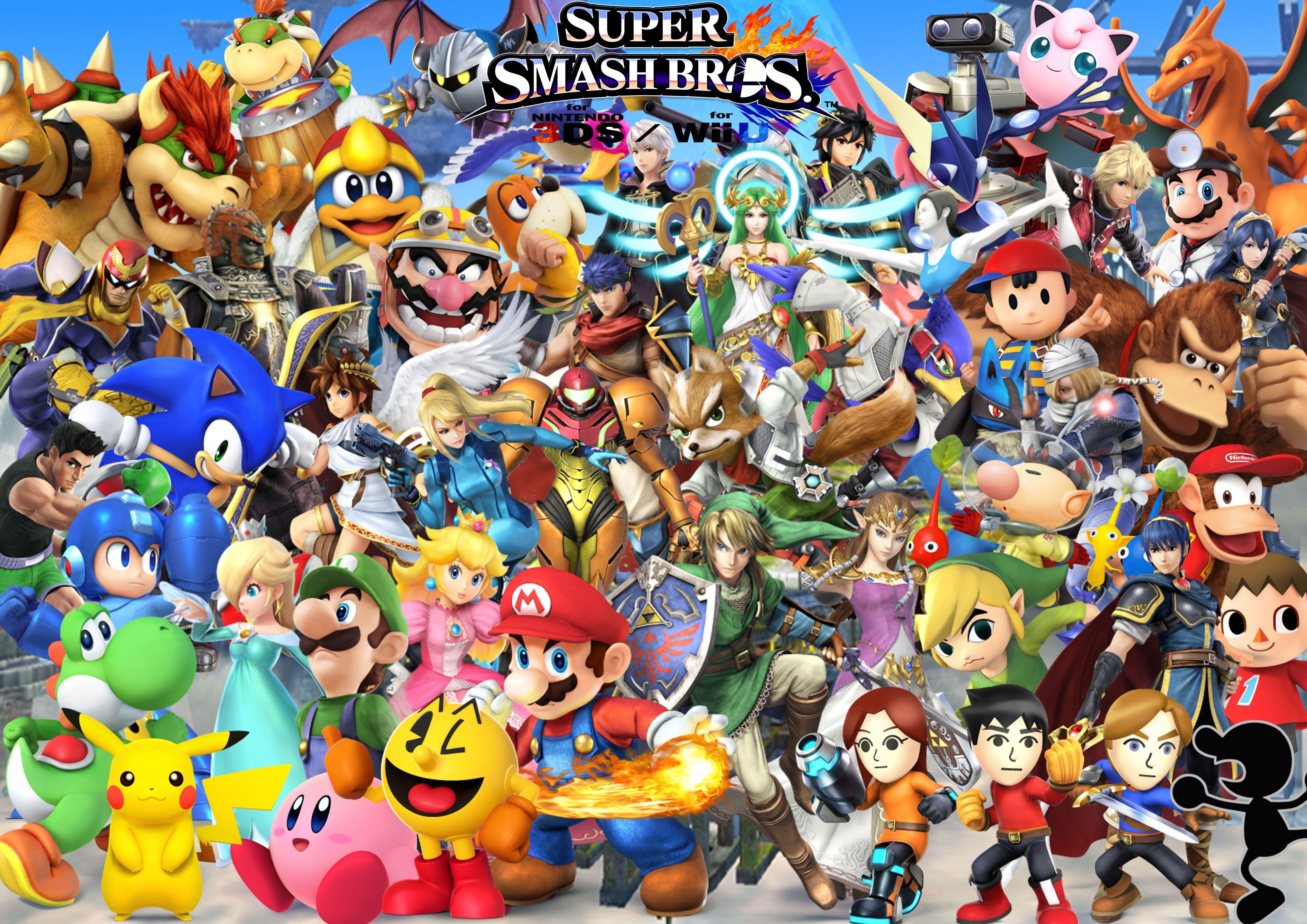 Smash Bros 4 Wallpapers - Top Free Smash Bros 4 Backgrounds ...