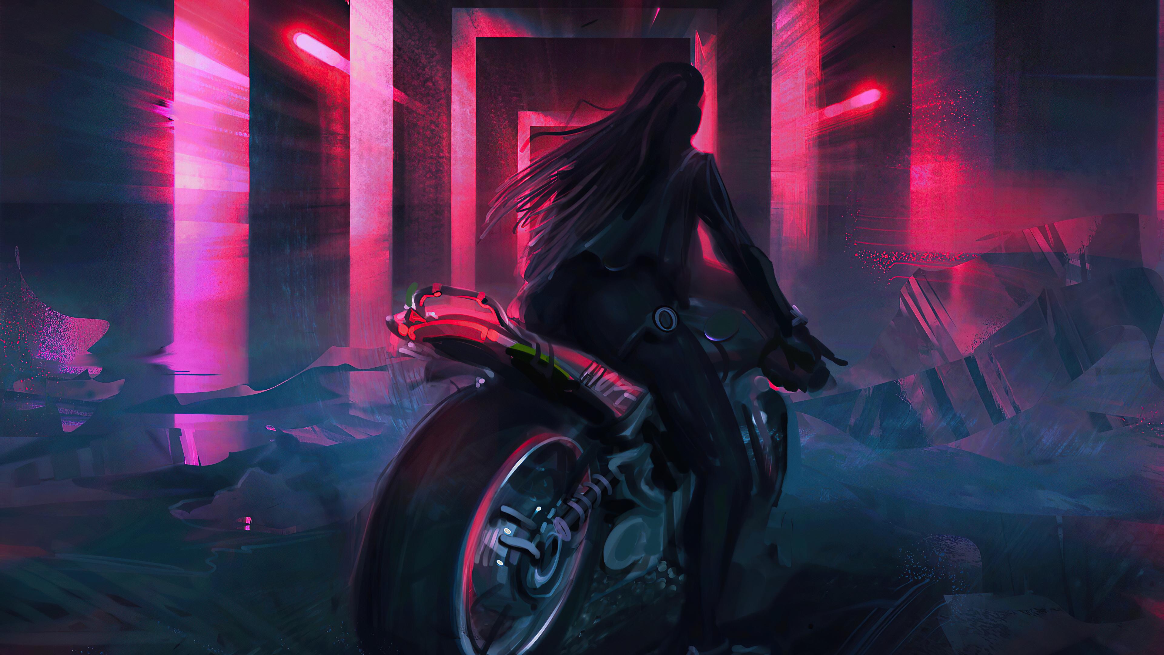 Anime Biker Girl Wallpapers - Top Free Anime Biker Girl Backgrounds ...