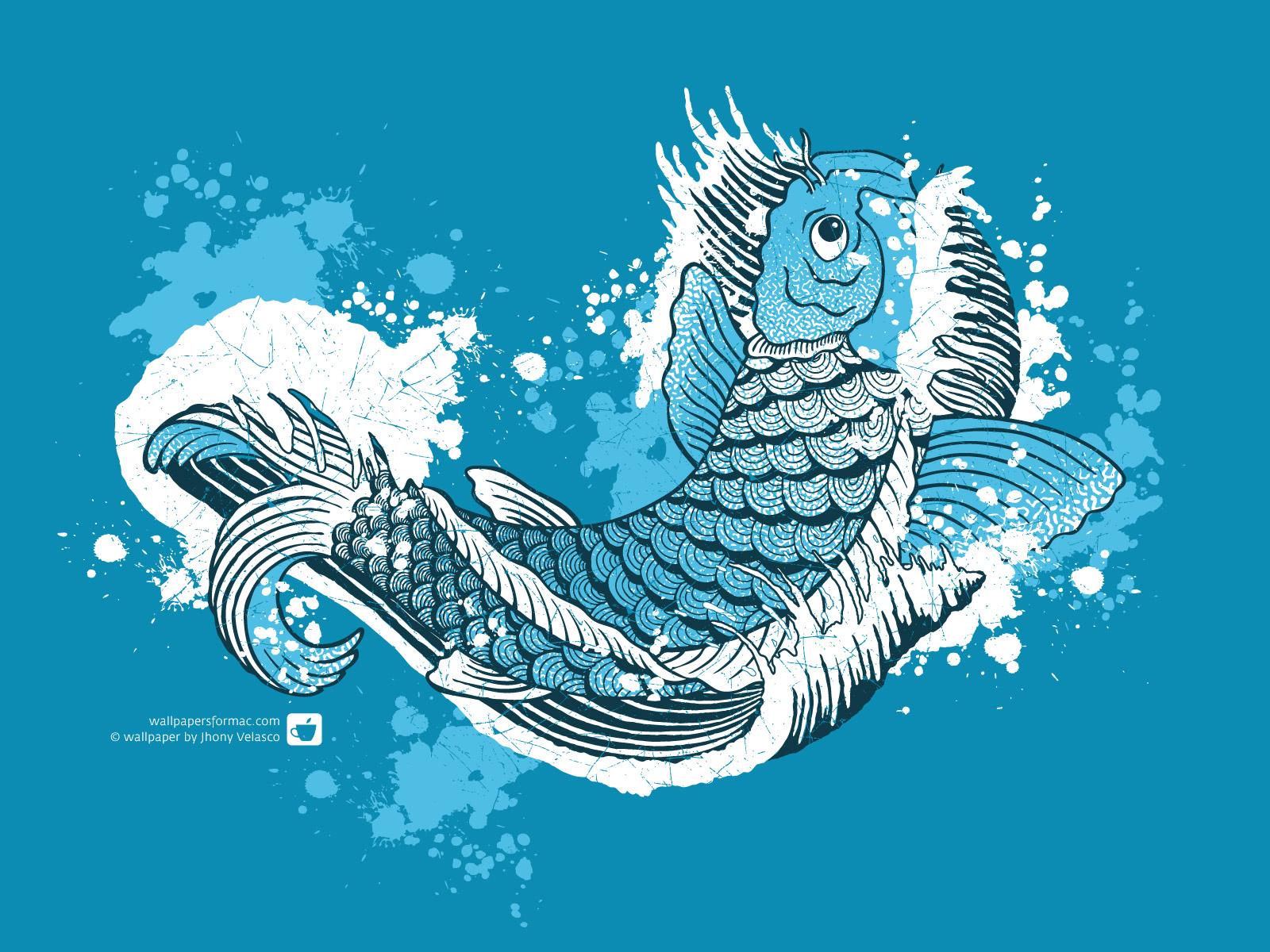 Blue Koi Wallpapers - Top Free Blue Koi Backgrounds - WallpaperAccess