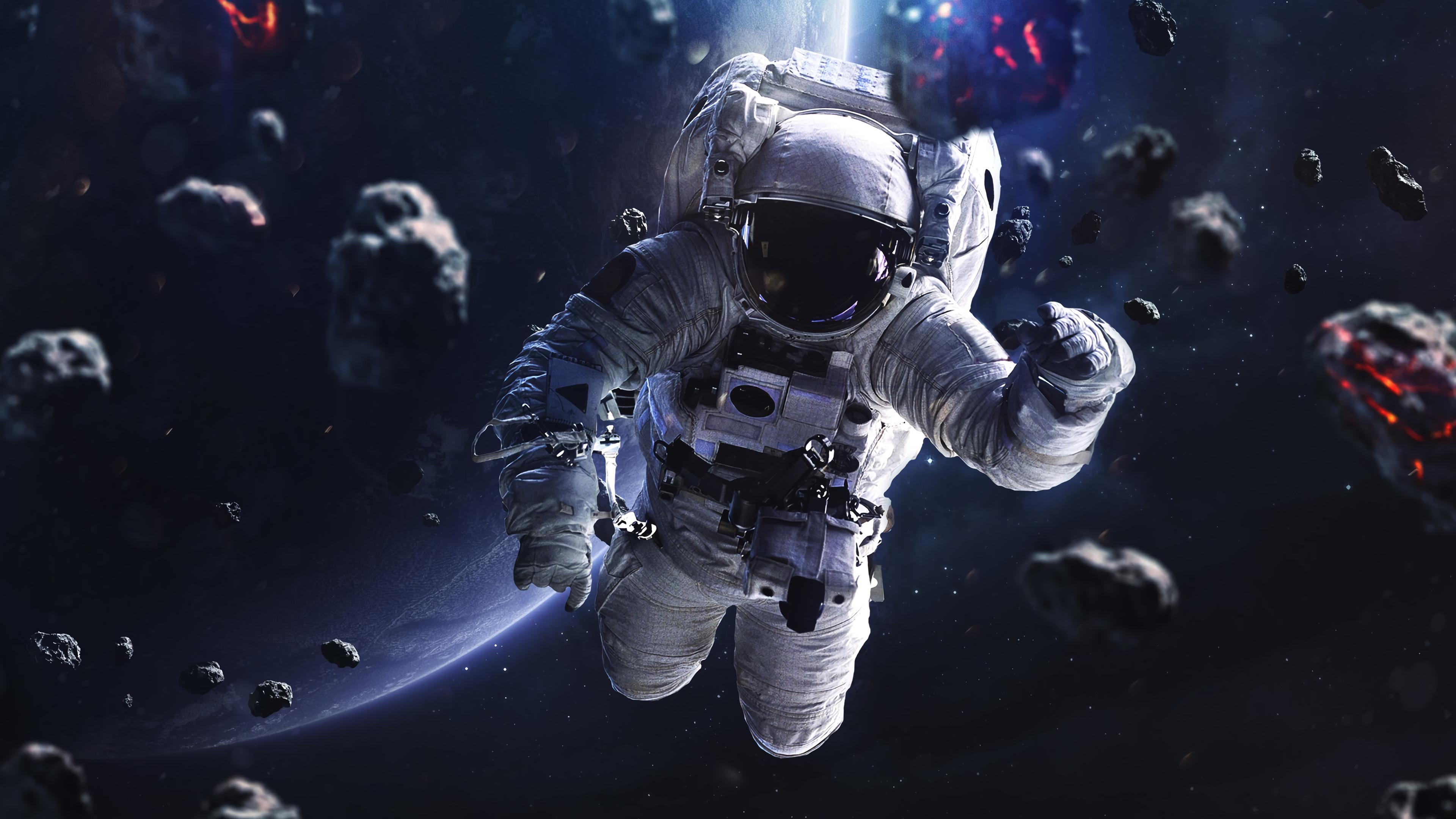 Astronaut Floating Cartoon Wallpapers - Top Free Astronaut Floating ...