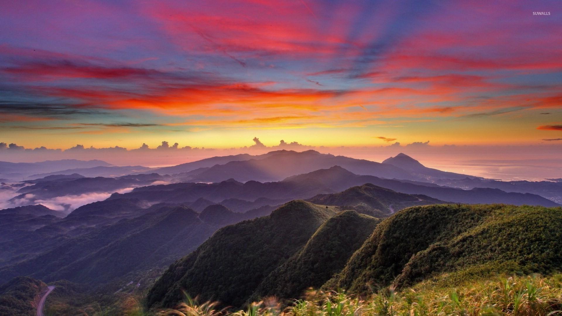 Sunrise Mountains Wallpapers - Top Free Sunrise Mountains Backgrounds ...