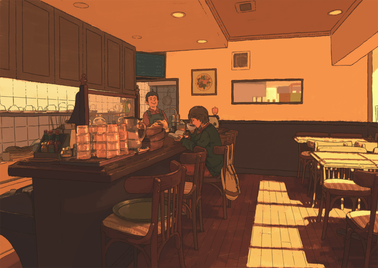 Lo Fi Cafe Wallpapers - Top Free Lo Fi Cafe Backgrounds - WallpaperAccess