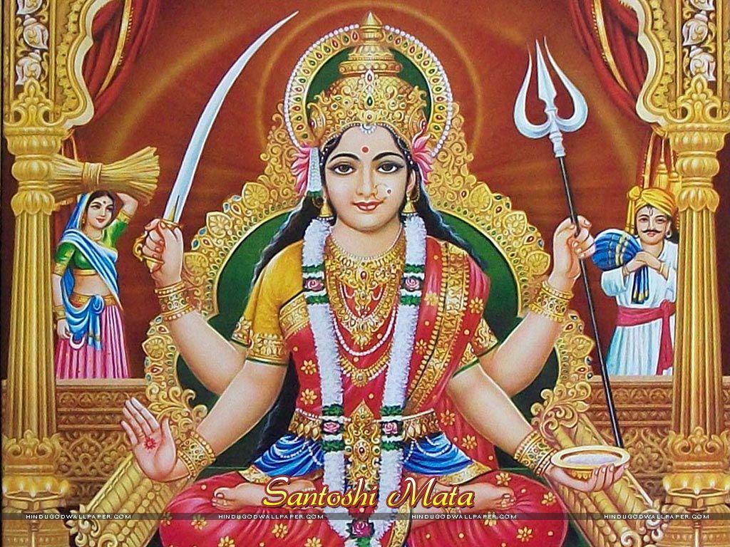 Santoshi Maa Wallpapers - Top Free Santoshi Maa Backgrounds ...