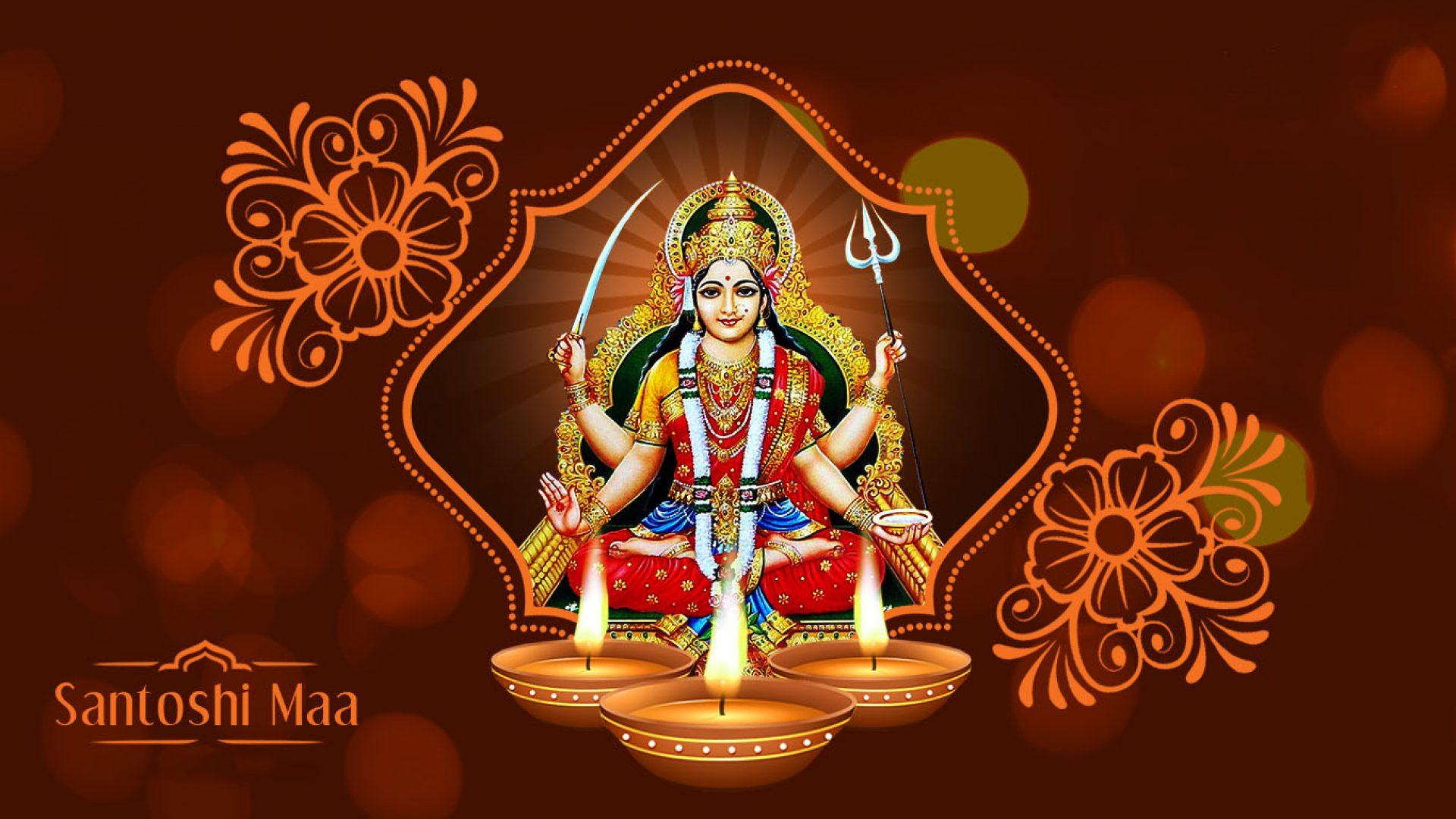 Santoshi Maa Wallpapers - Top Free Santoshi Maa Backgrounds ...