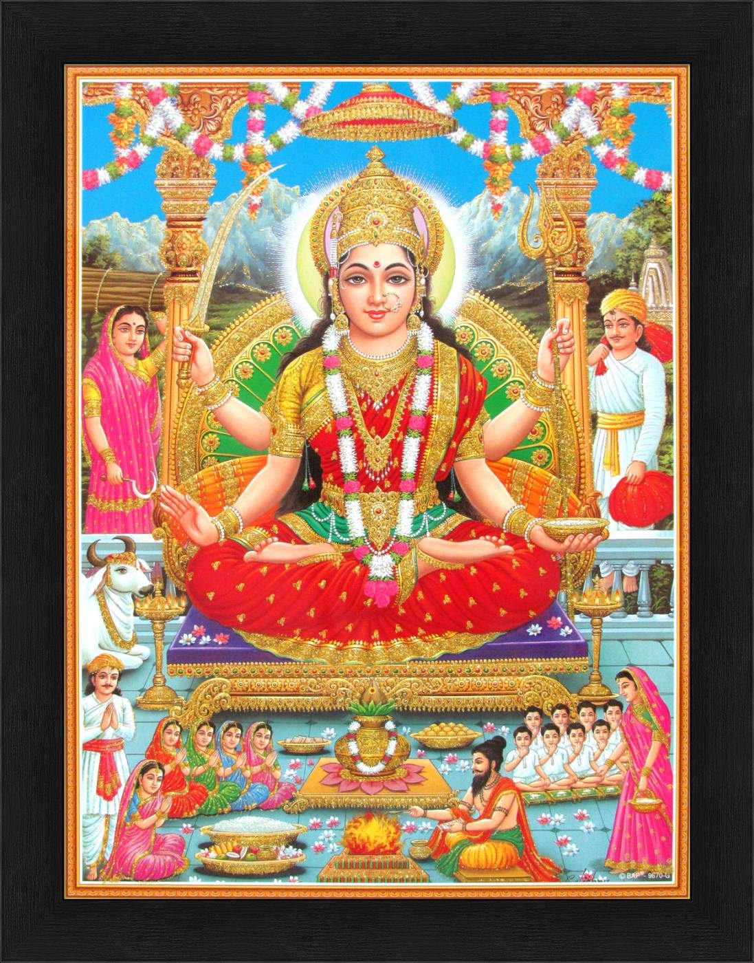 Santoshi Maa Wallpapers - Top Free Santoshi Maa Backgrounds ...