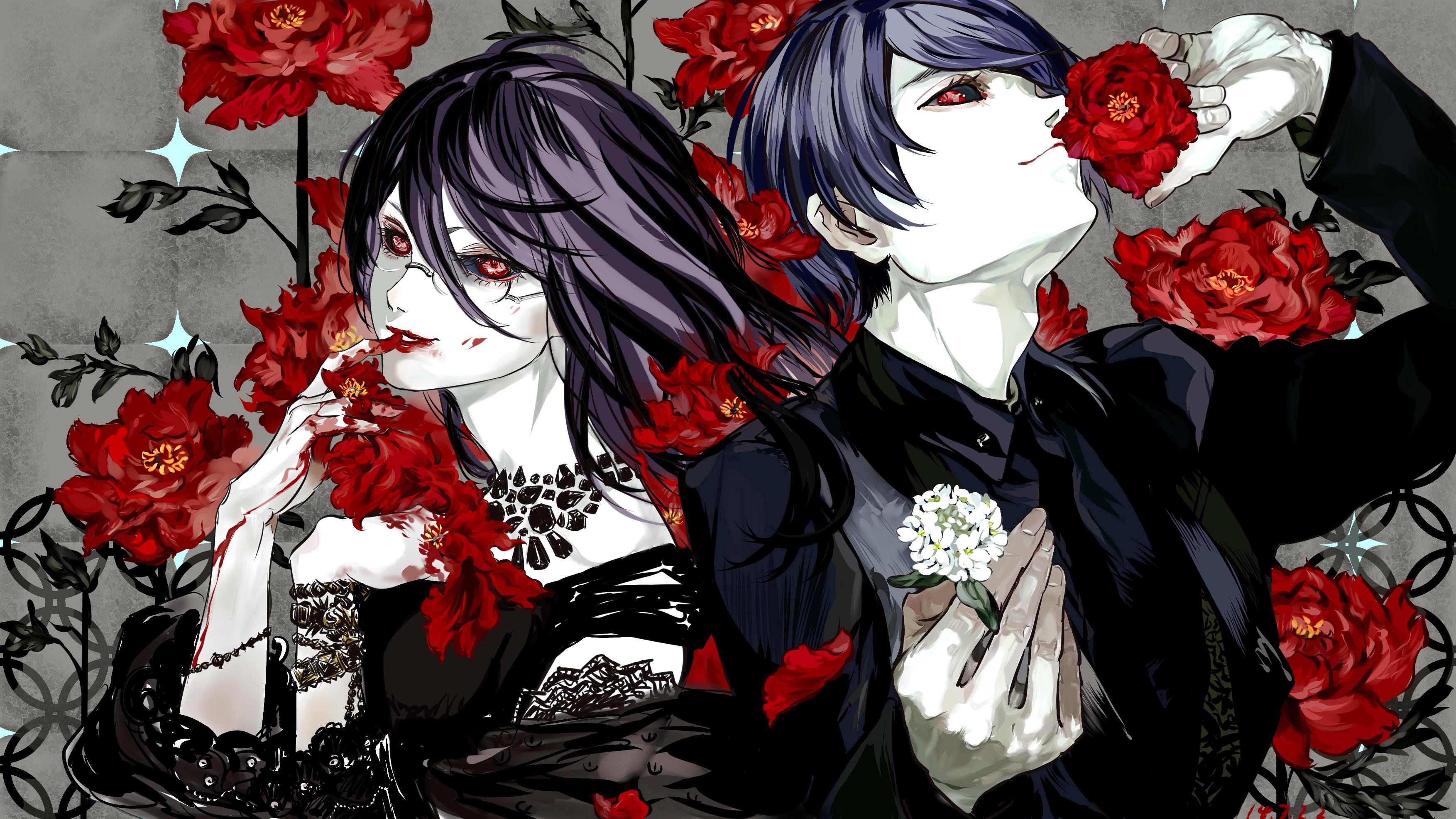 Tokyo Ghoul Flower Wallpapers - Top Free Tokyo Ghoul Flower Backgrounds ...