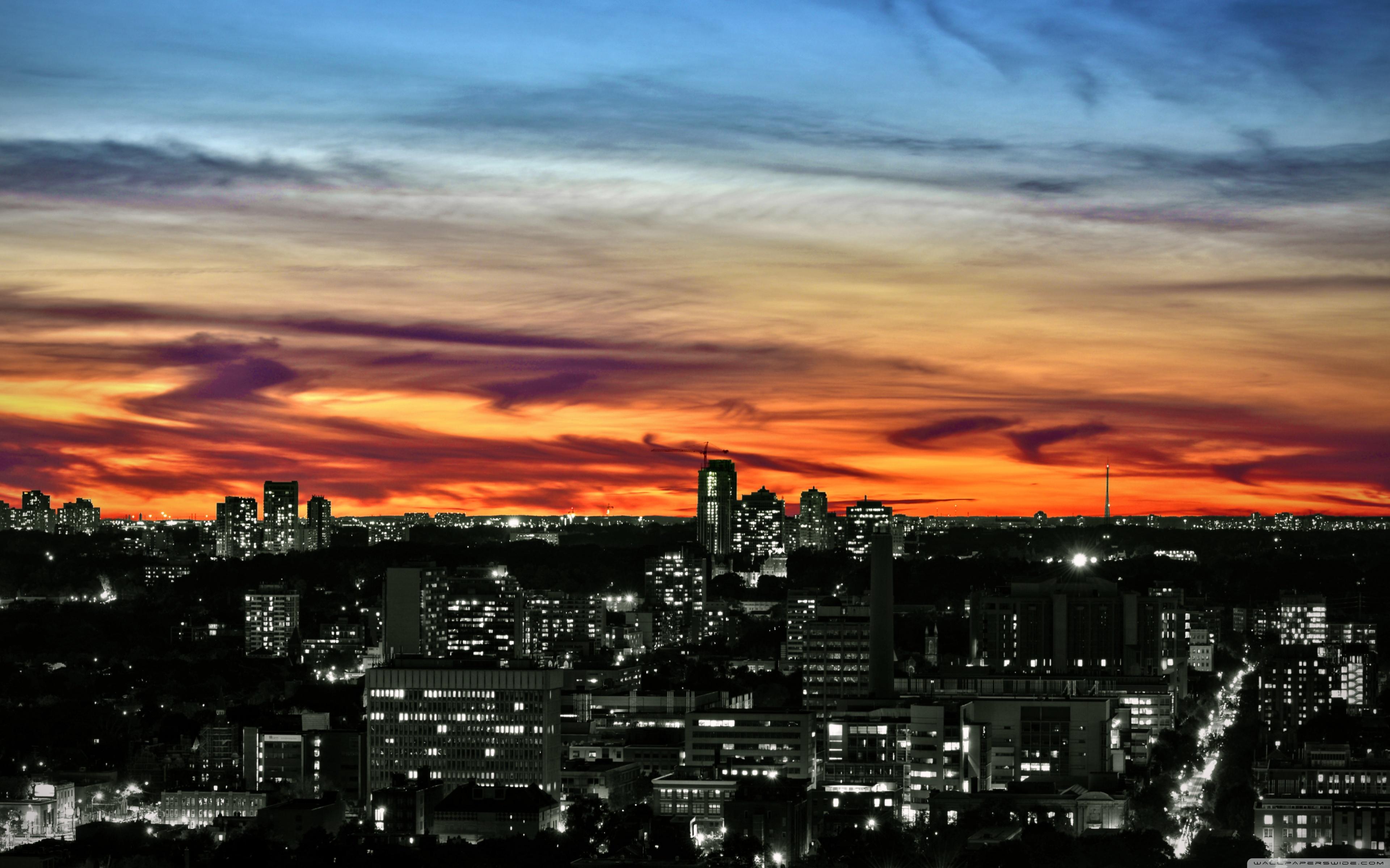 Toronto Sunset Wallpapers - Top Free Toronto Sunset Backgrounds ...