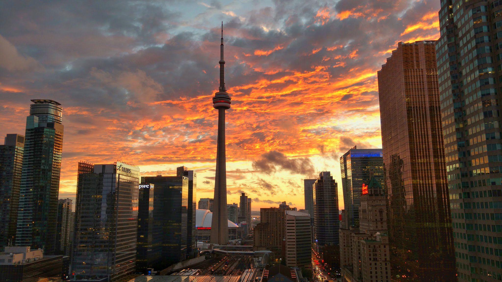 Toronto Sunset Wallpapers - Top Free Toronto Sunset Backgrounds ...