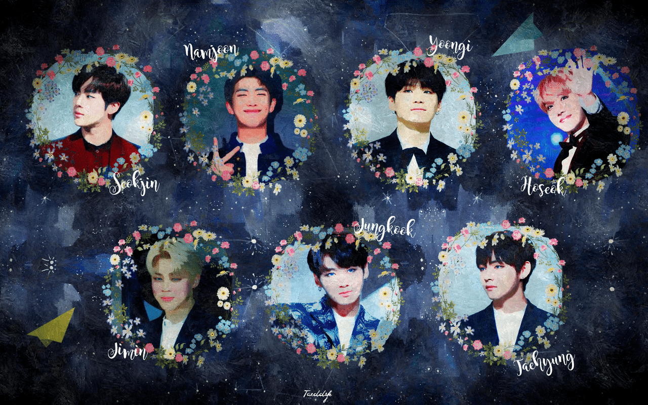 BTS Aesthetic Collage Laptop Wallpapers - Top Free BTS Aesthetic ...