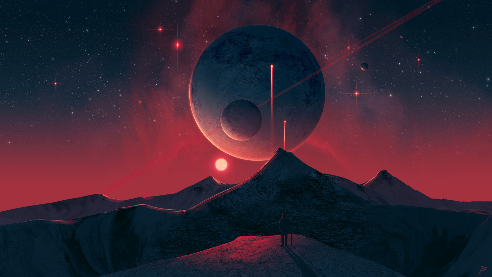 Planet Landscape Wallpapers - Top Free Planet Landscape Backgrounds ...