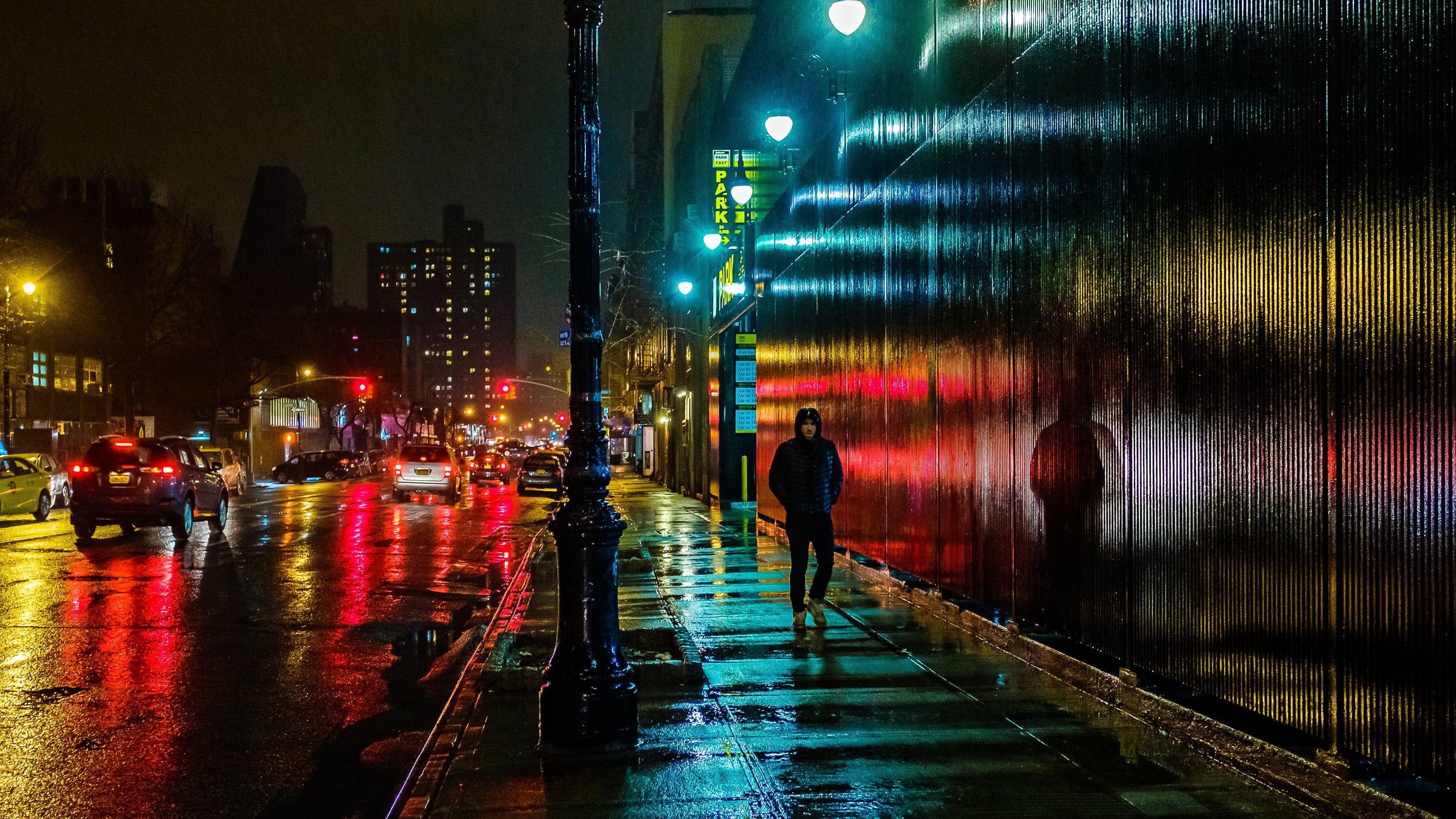 Rainy City Lights Wallpapers - Top Free Rainy City Lights Backgrounds ...