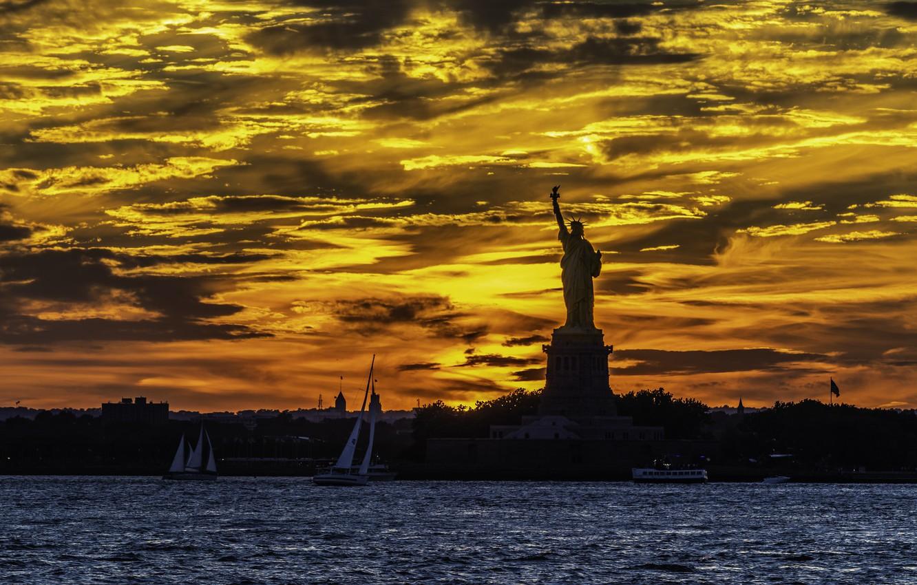 Statue of Liberty Night Wallpapers - Top Free Statue of Liberty Night ...