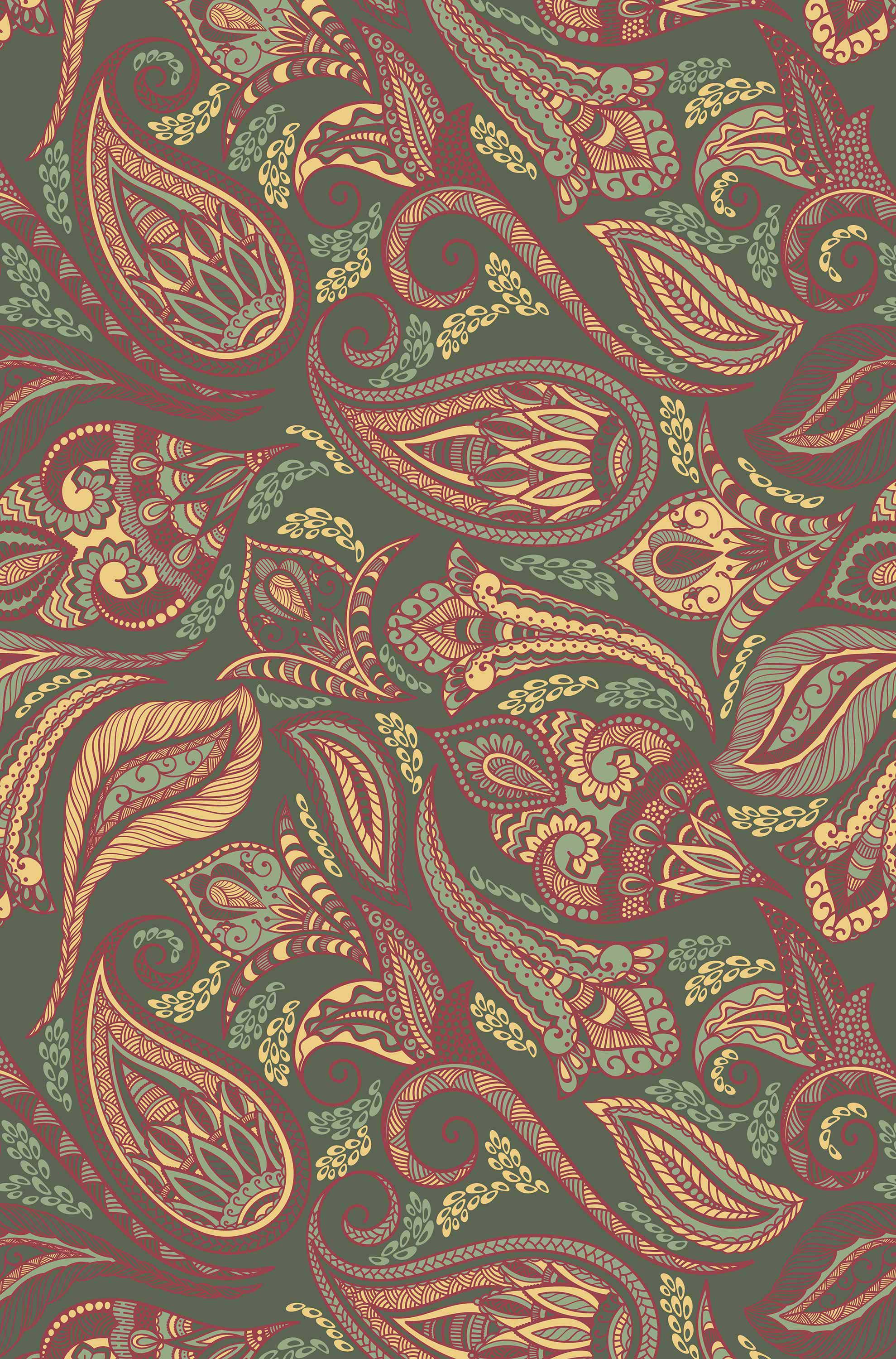 Brown Paisley Wallpapers - Top Free Brown Paisley Backgrounds ...