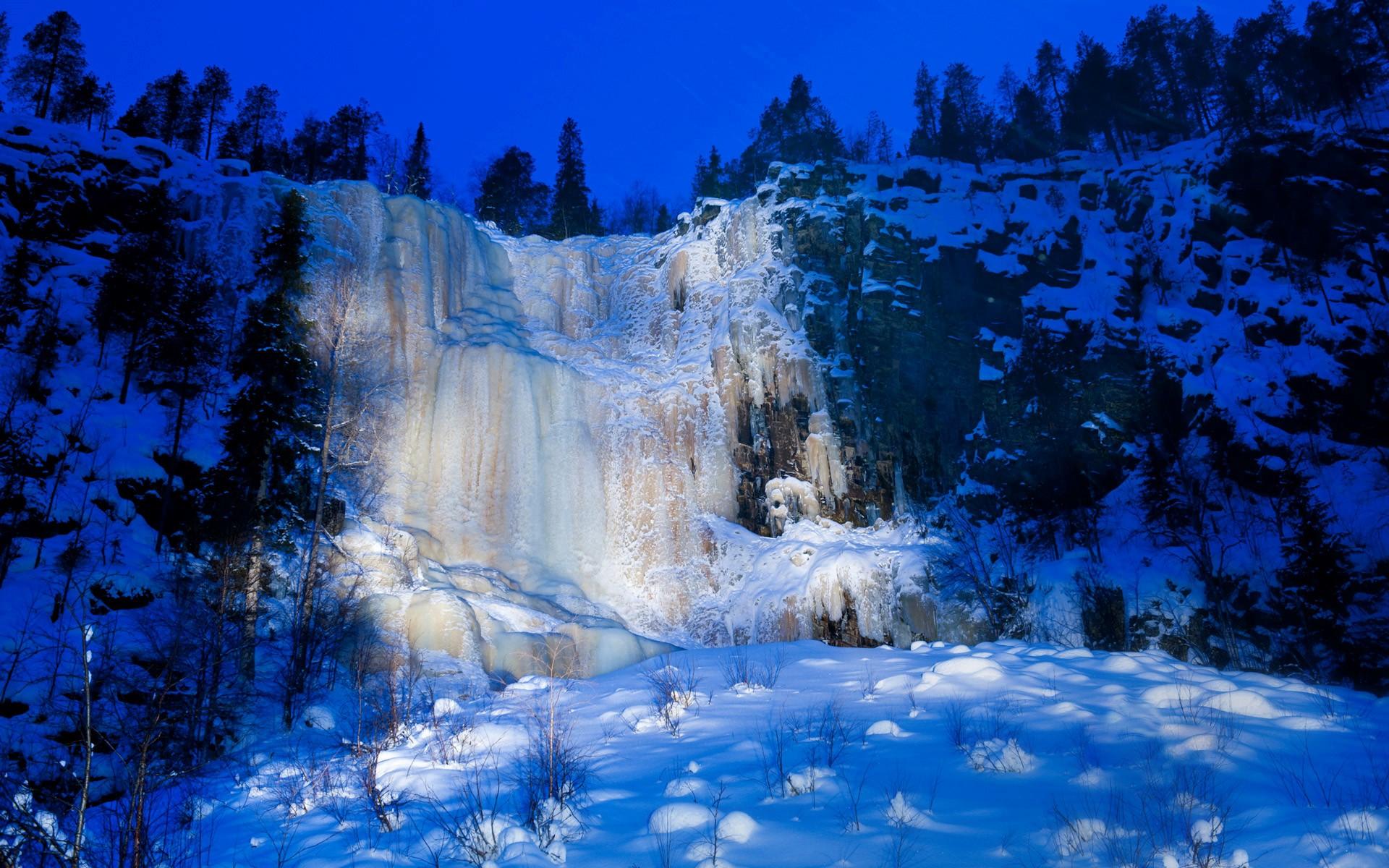 Frozen Waterfall Wallpapers - Top Free Frozen Waterfall Backgrounds ...