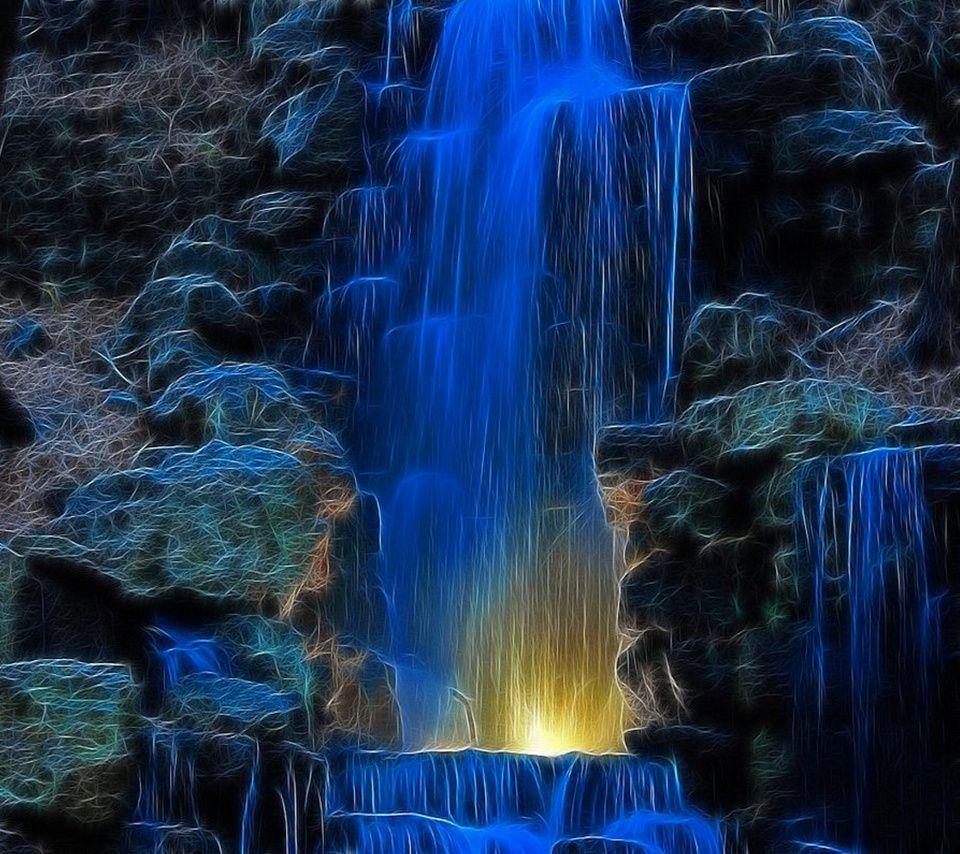 Neon Waterfall Wallpapers - Top Free Neon Waterfall Backgrounds ...