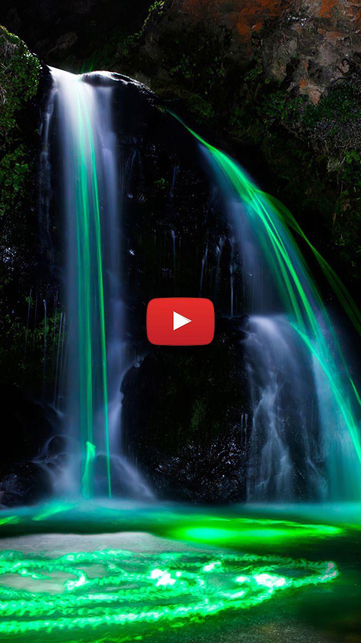Neon Waterfall Wallpapers - Top Free Neon Waterfall Backgrounds ...