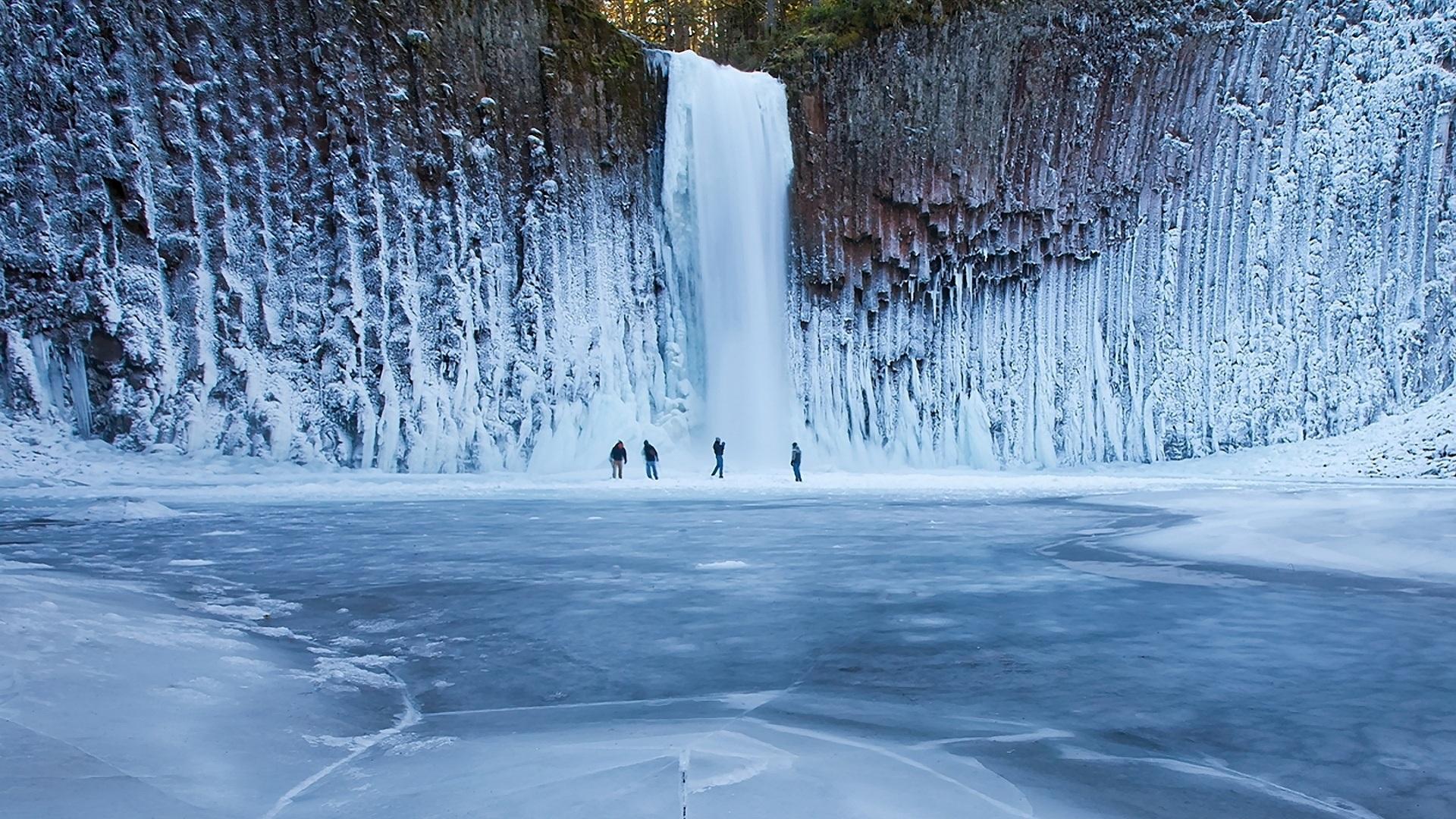 Frozen Waterfall Wallpapers - Top Free Frozen Waterfall Backgrounds ...