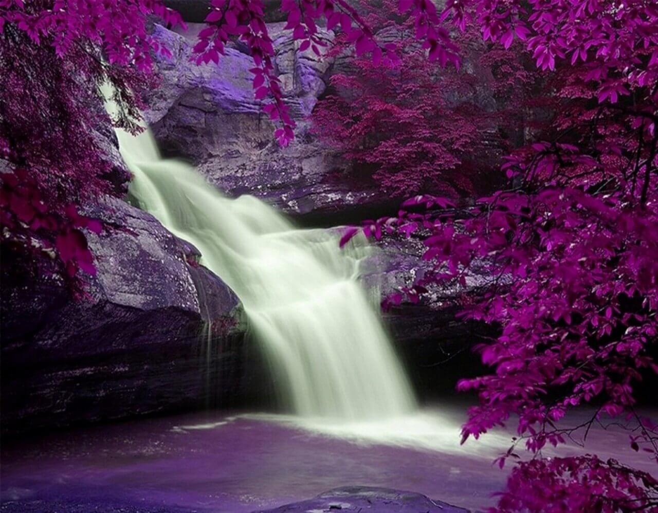 Neon Waterfall Wallpapers - Top Free Neon Waterfall Backgrounds ...