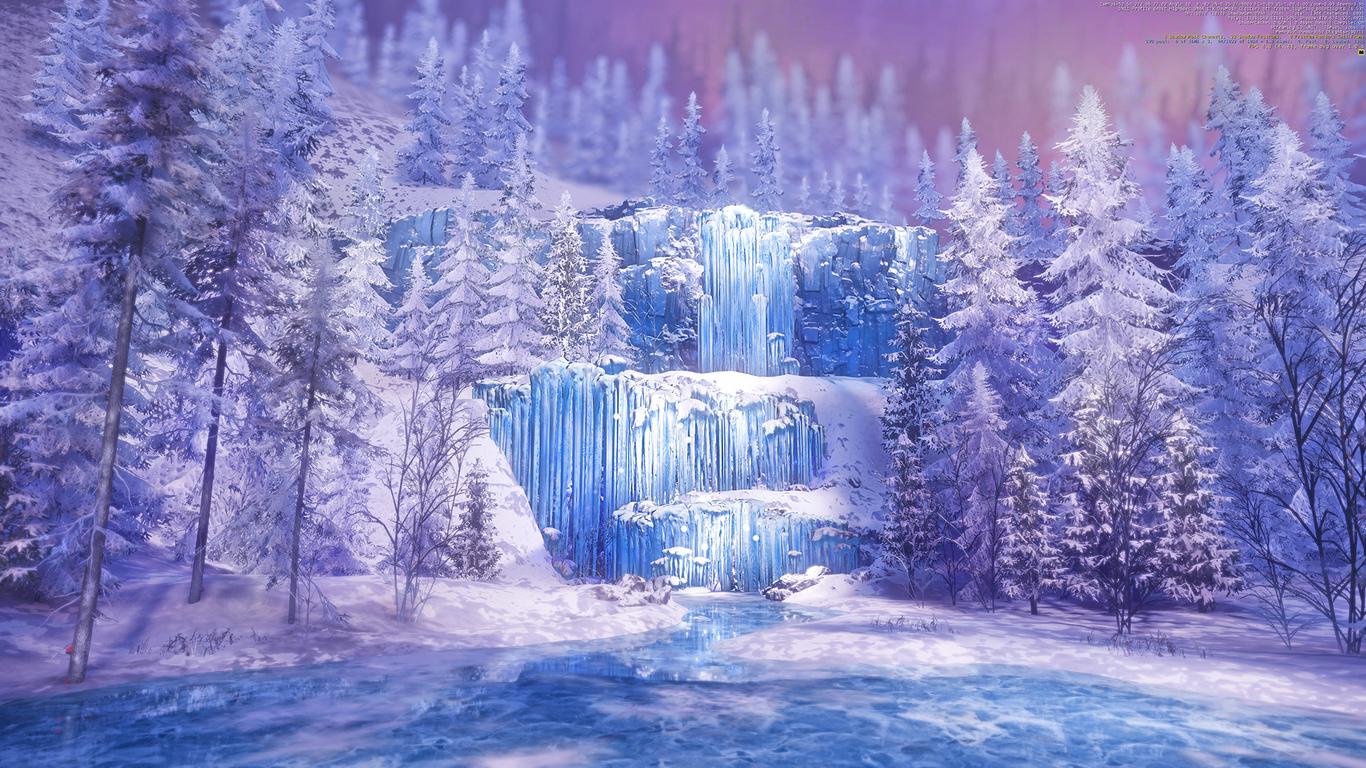 Frozen Waterfall Wallpapers - Top Free Frozen Waterfall Backgrounds ...