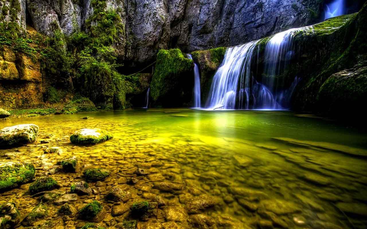 Neon Waterfall Wallpapers - Top Free Neon Waterfall Backgrounds ...