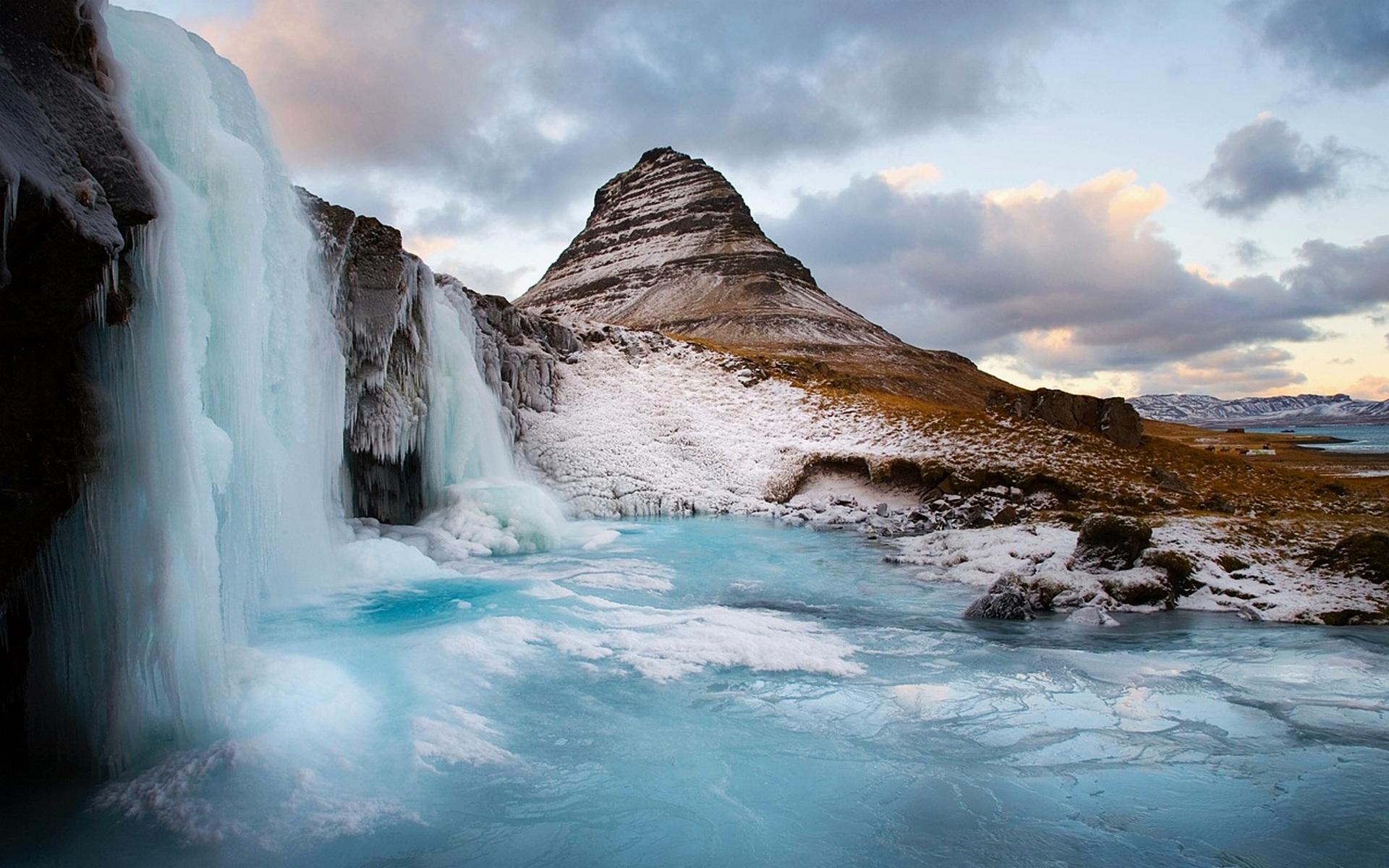 Frozen Waterfall Wallpapers - Top Free Frozen Waterfall Backgrounds ...