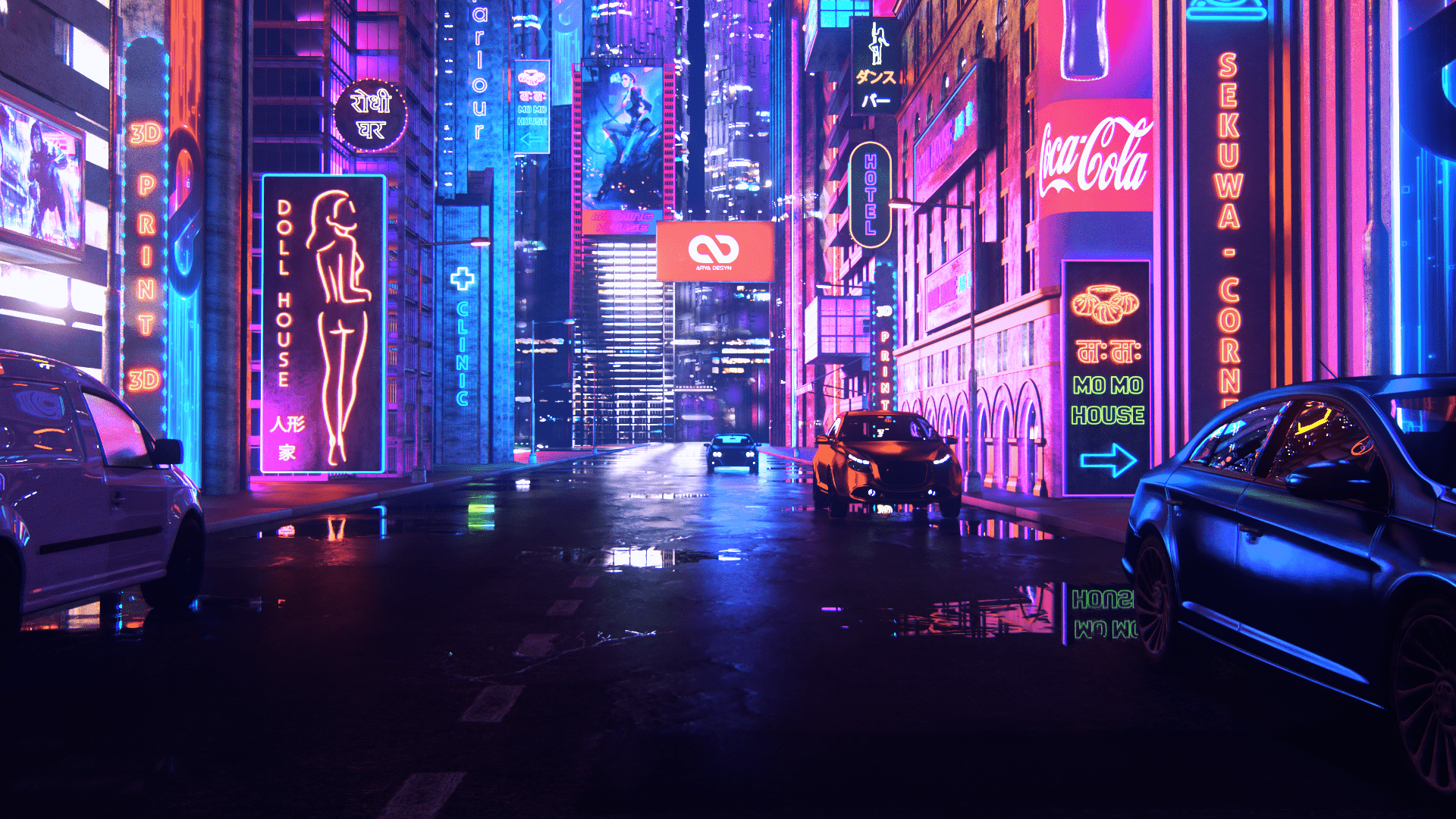 80s Neon Road Wallpapers - Top Free 80s Neon Road Backgrounds ...