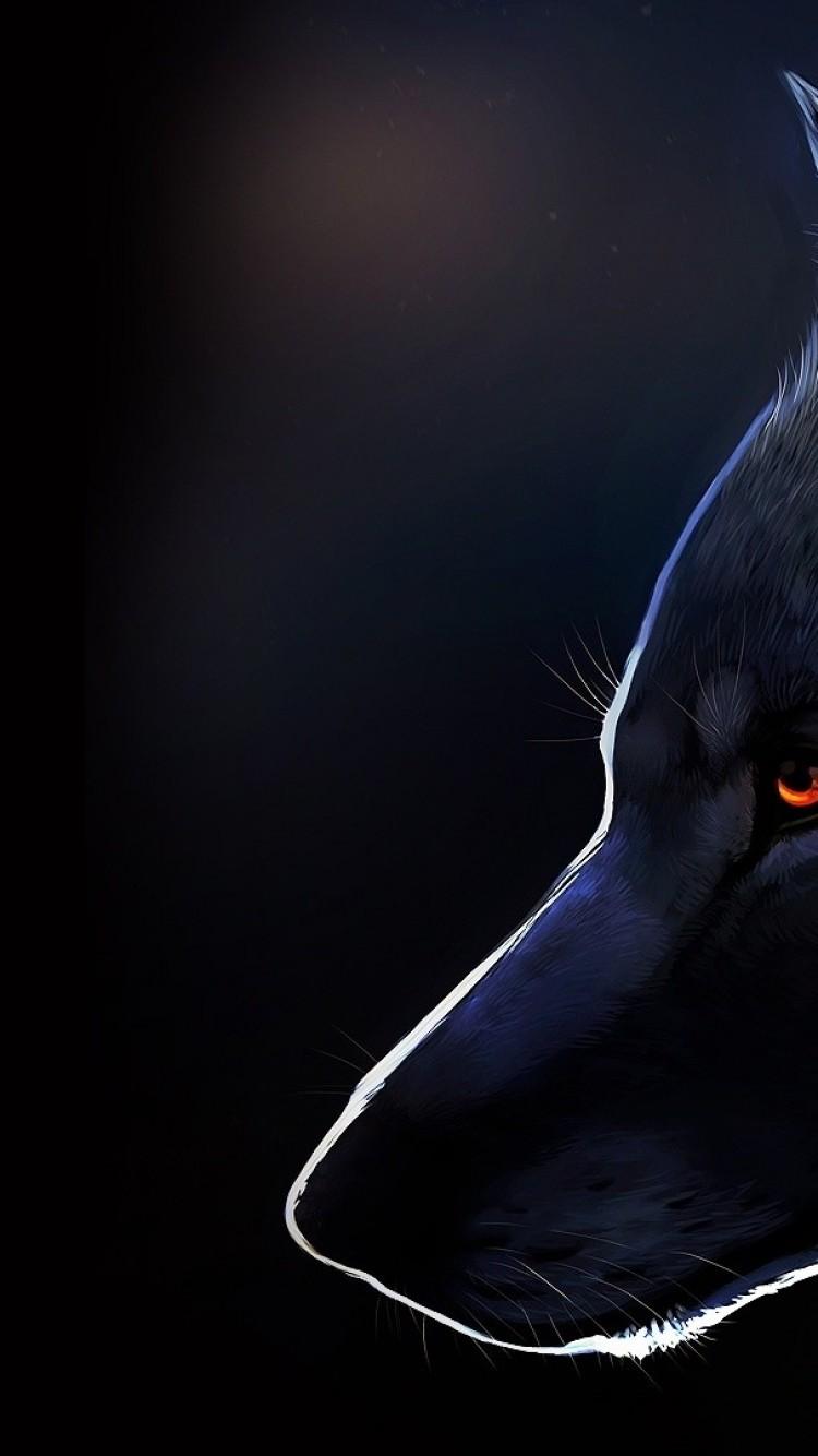 Black Wolf with Red Eyes Wallpapers - Top Free Black Wolf with Red Eyes ...