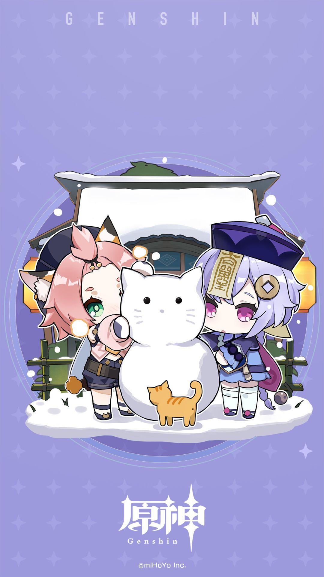 Cute Chibi iPhone Wallpapers - Top Free Cute Chibi iPhone Backgrounds ...