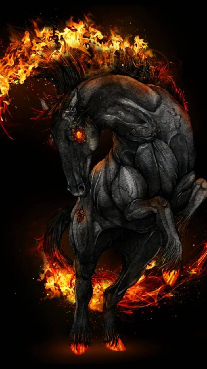 Flaming Horse Wallpapers - Top Free Flaming Horse Backgrounds ...