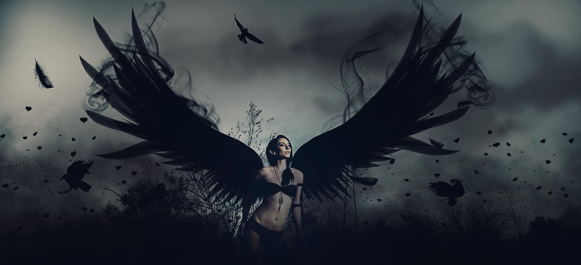 Beautiful Dark Angel Wallpapers - Top Free Beautiful Dark Angel ...