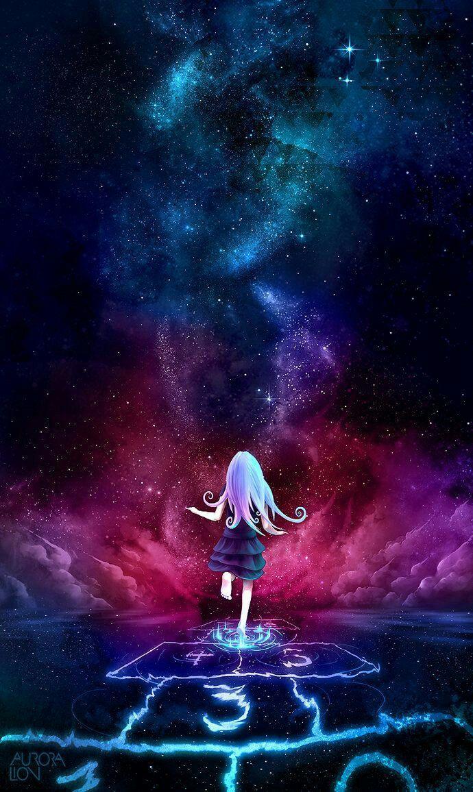 Cool Anime Galaxy Wallpapers - Top Free Cool Anime Galaxy Backgrounds ...